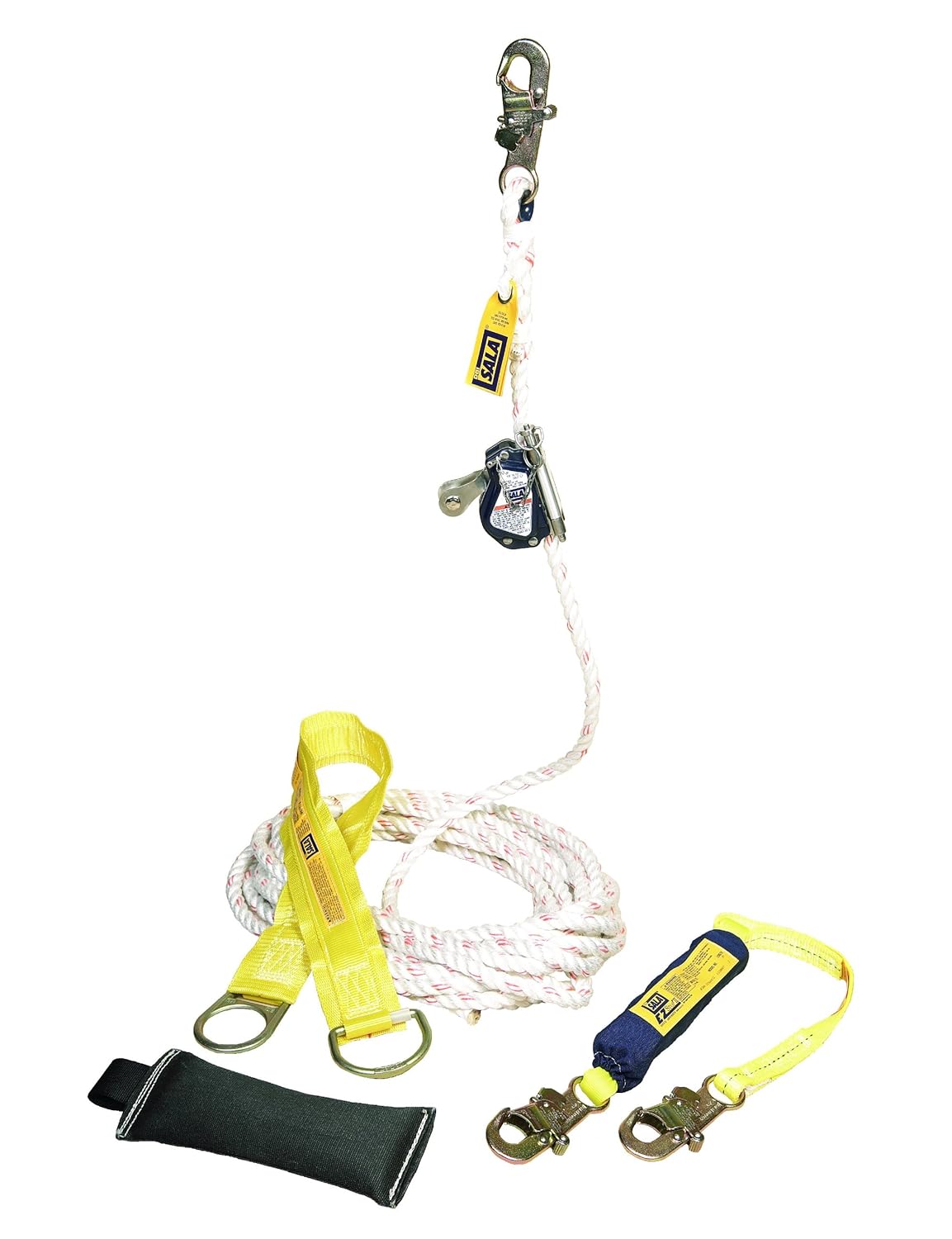 3M DBI-SALA 5000401 Mobile Rope Grab Kit, Rope Grab, 3-Foot Shock ...