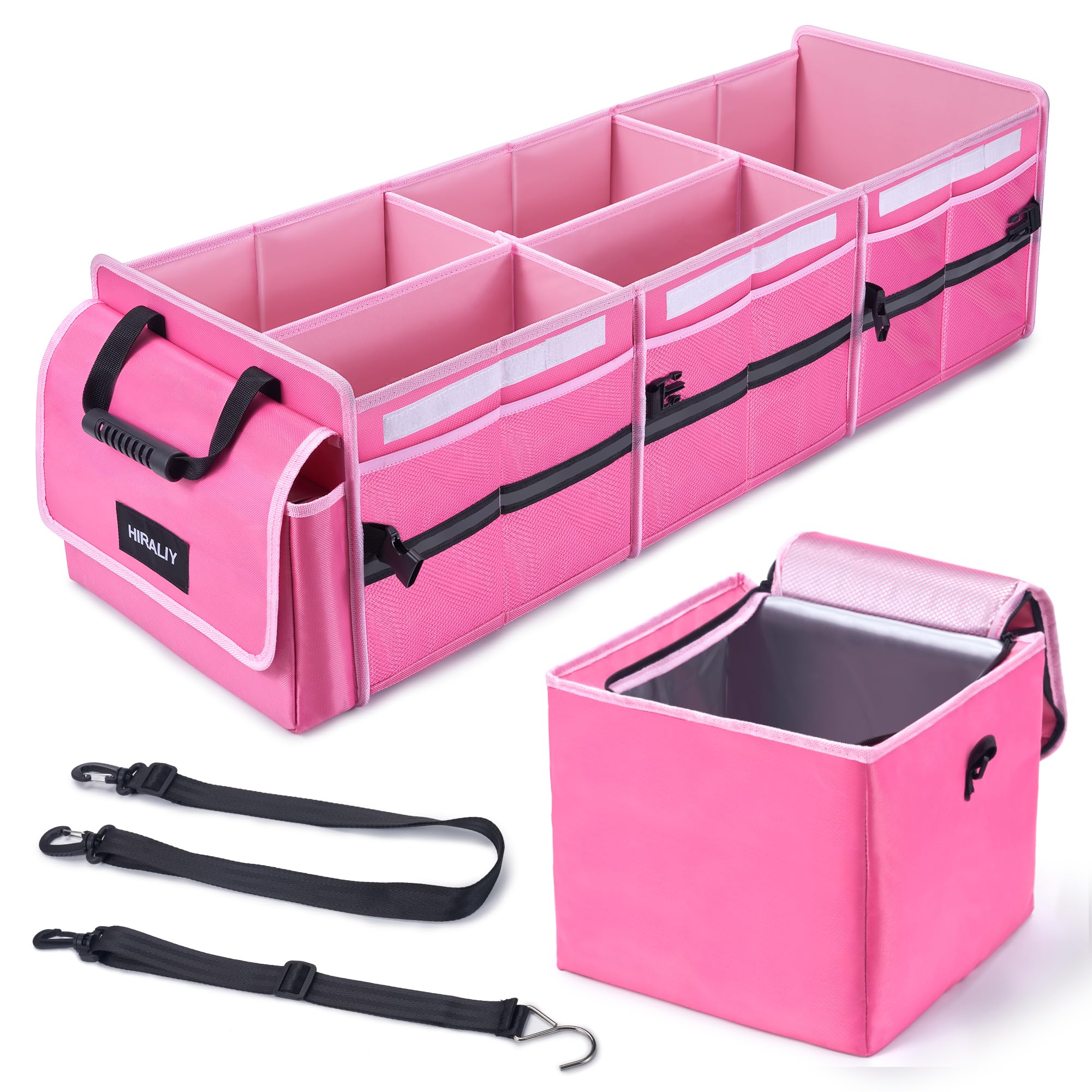 Amazon.com: HIRALIY 4 in 1 Car Trunk Storage Organizer, Multi ...