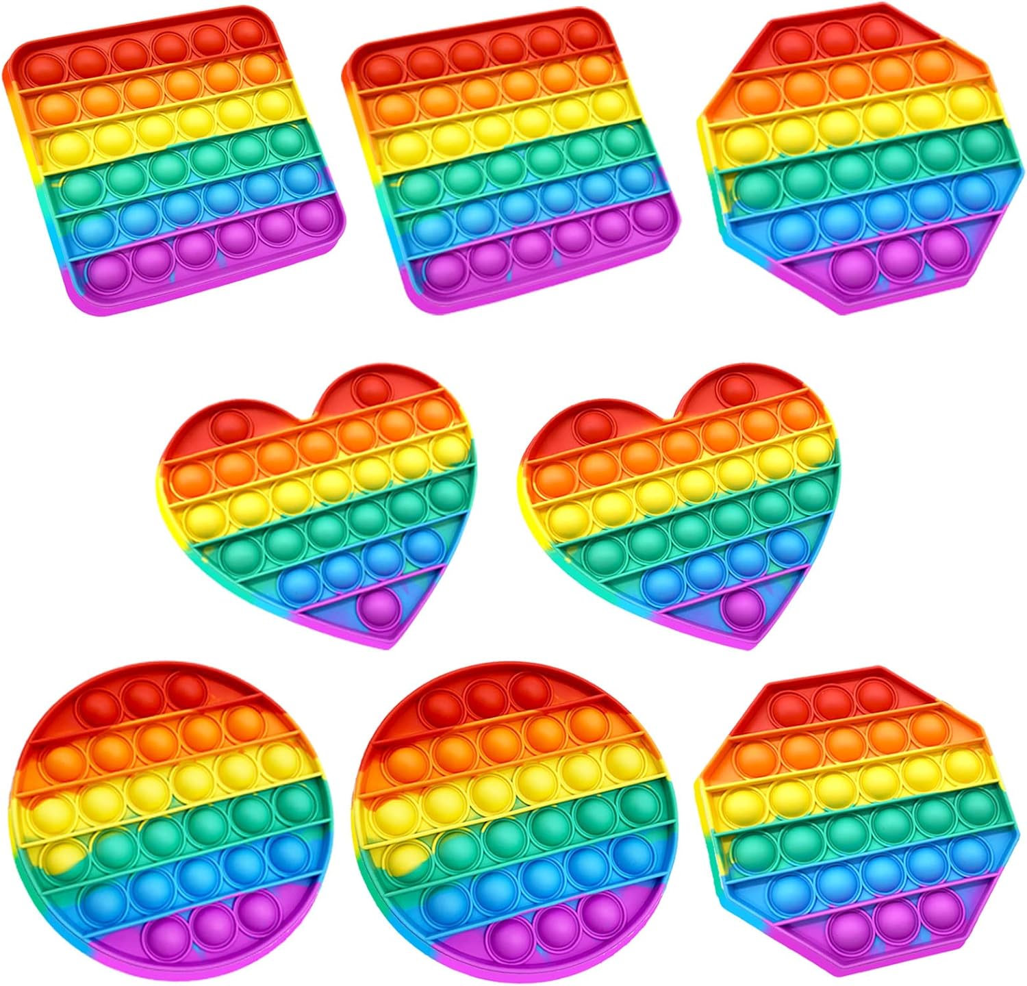 Amazon.com: Pop Fidget Toys Pop Sensory Bubble Fidget Toys, Valentine ...