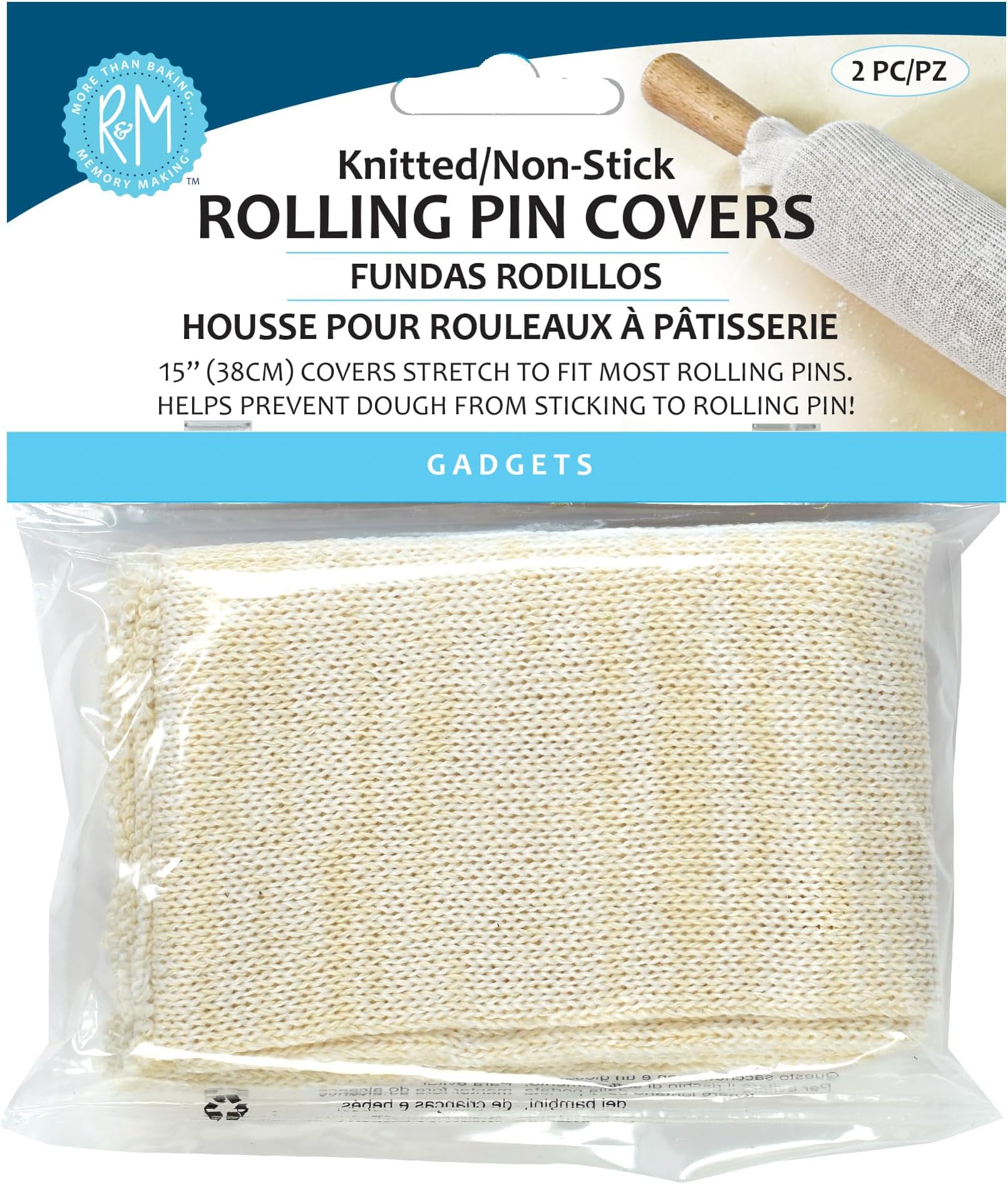 Amazon.com: Kitchen Supply Unbleached Cotton Pastry Cloth and Rolling ...