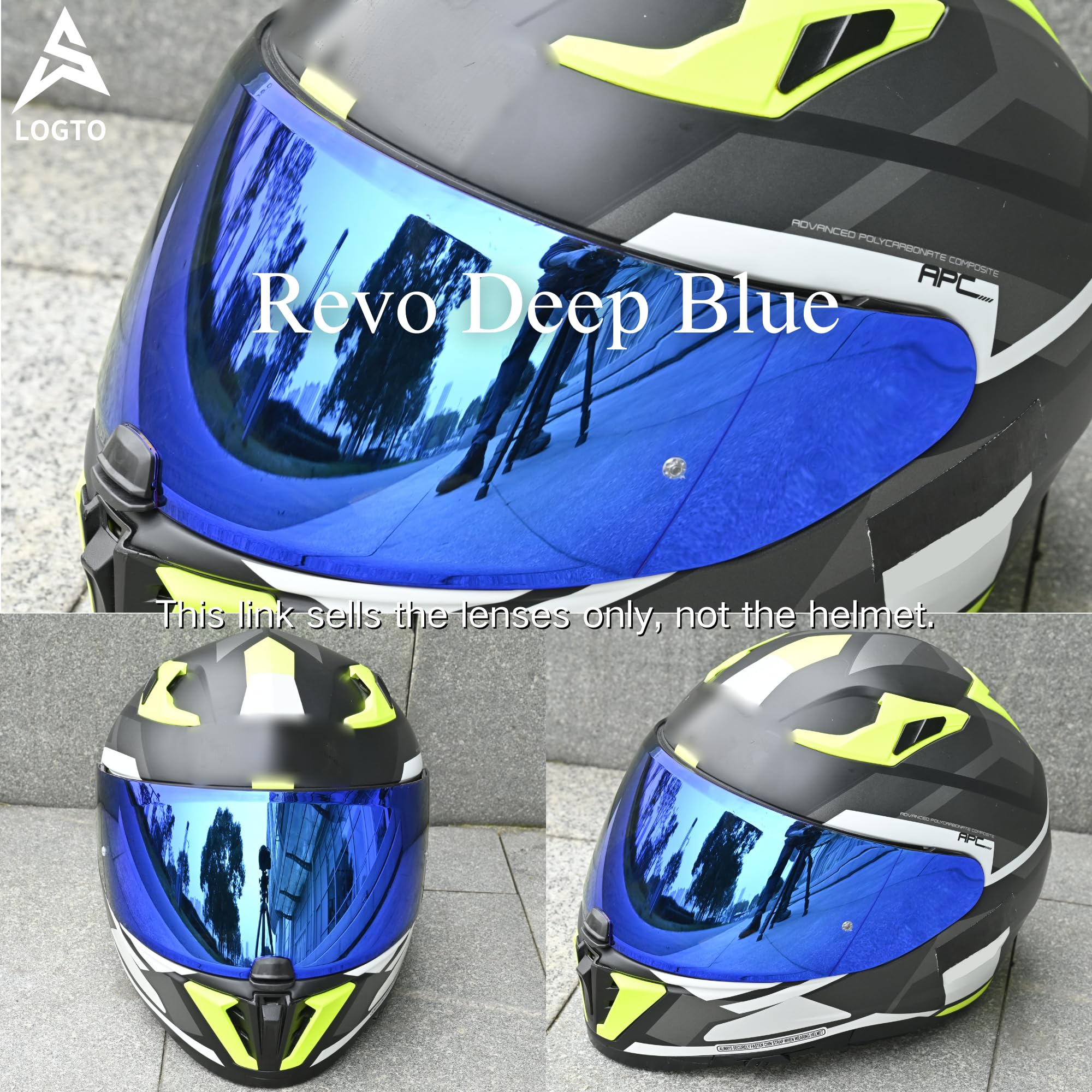 Snapklik.com : Logto Replacement Motorcycle Helmet Shield For I10 I70 ...