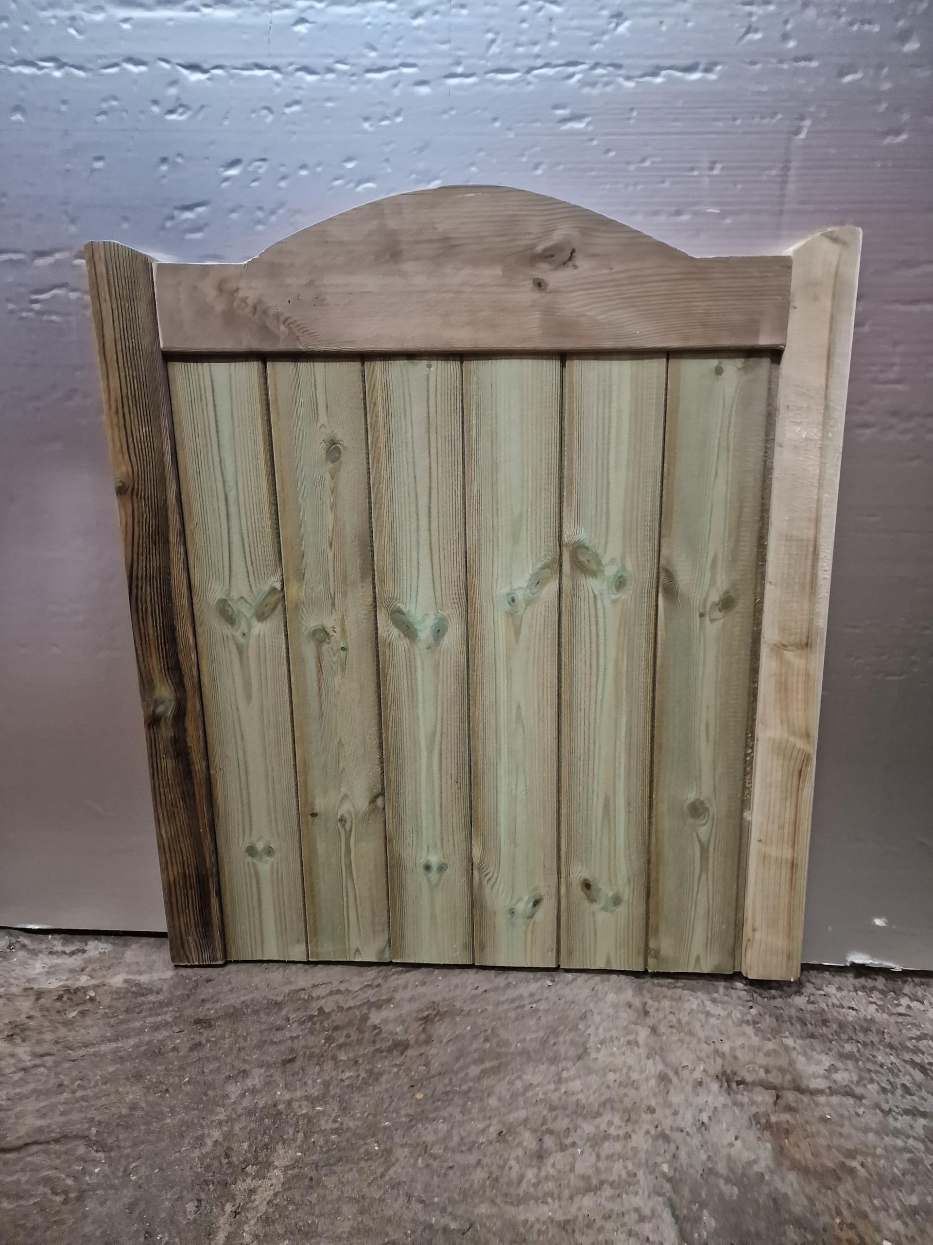 md carpentry Wooden Garden Gate, Pressure Treated, 3ft 90cm, Green ...