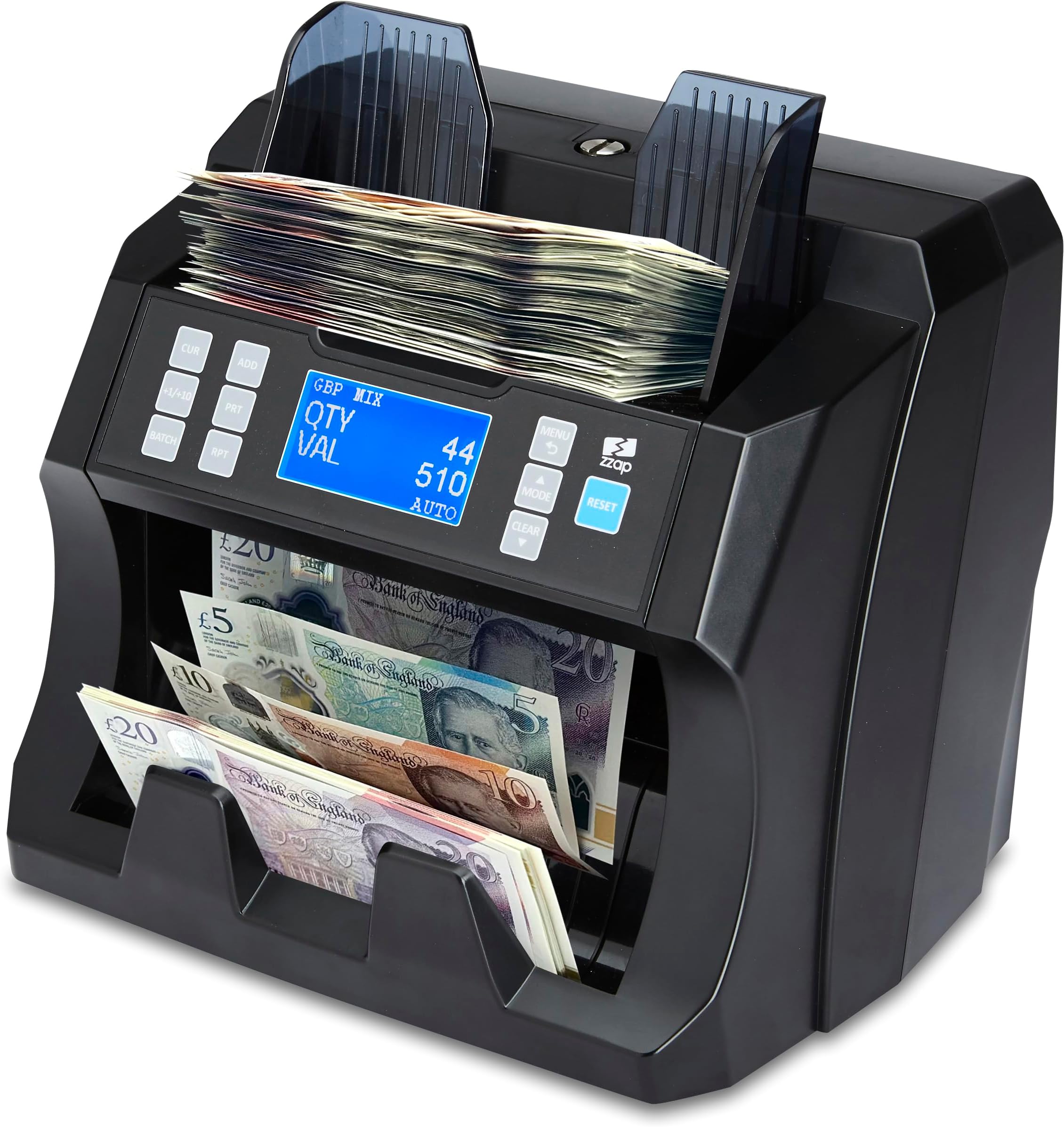 ZZap Banknote Counter & Counterfeit Detector - Money Cash Currency ...