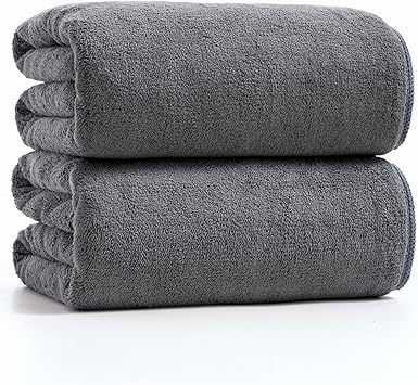 Amazon.com: sakano 2-Piece Bath Towel Set - Ultra Soft Highly Absorbent ...