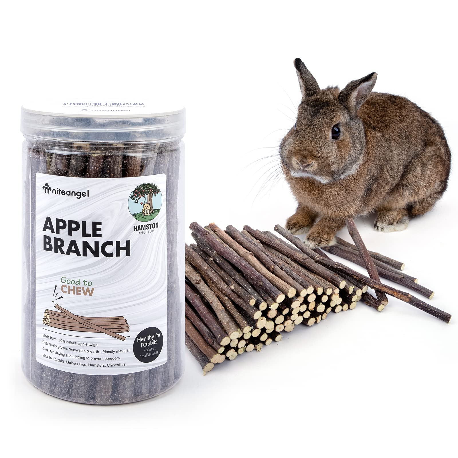 Snapklik.com : Niteangel Apple Sticks Natural Chew Toys For Rabbits ...