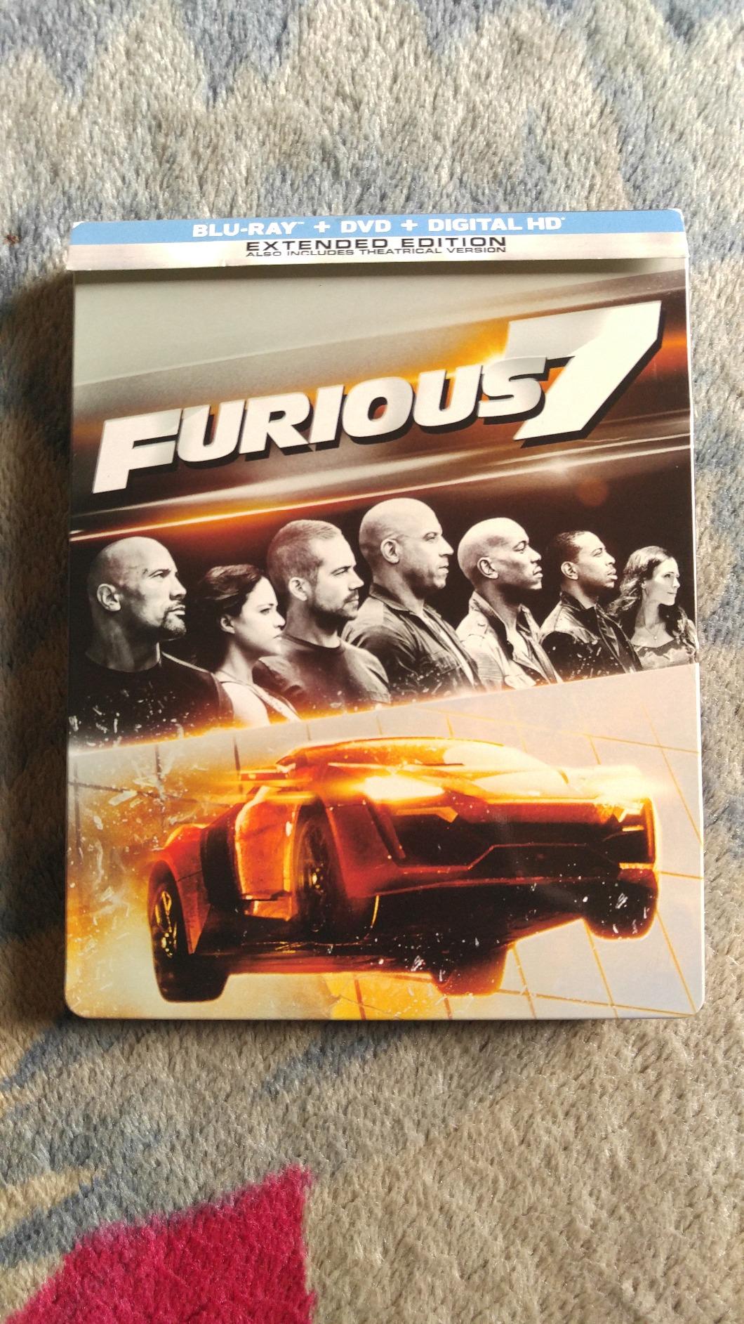 Amazon.com: Furious 7 (Blu-ray + DVD + DIGITAL HD) Limited Collector's ...