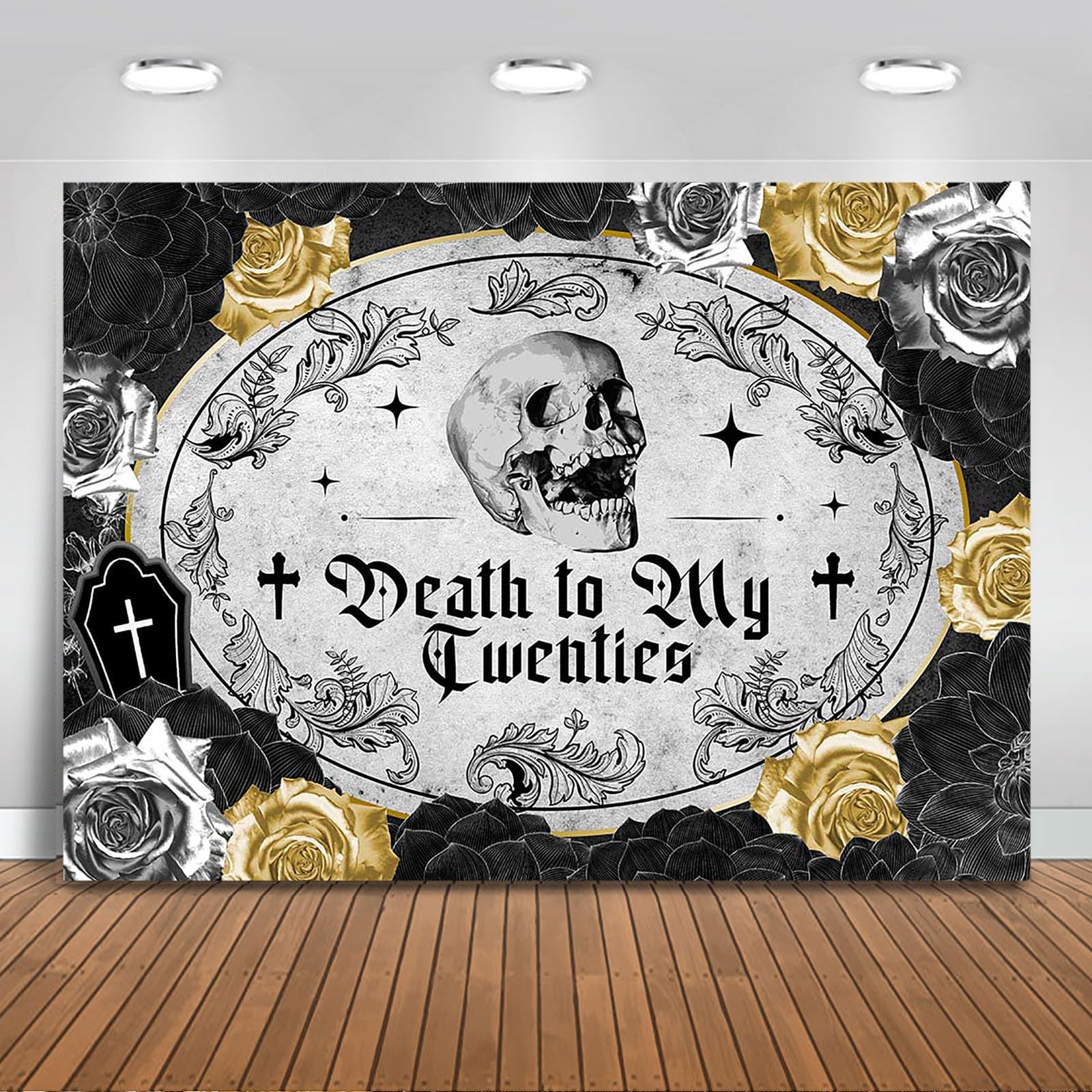 Amazon.com : SENDY 7x5ft Death to My Twenties Backdrop RIP to My 20s ...