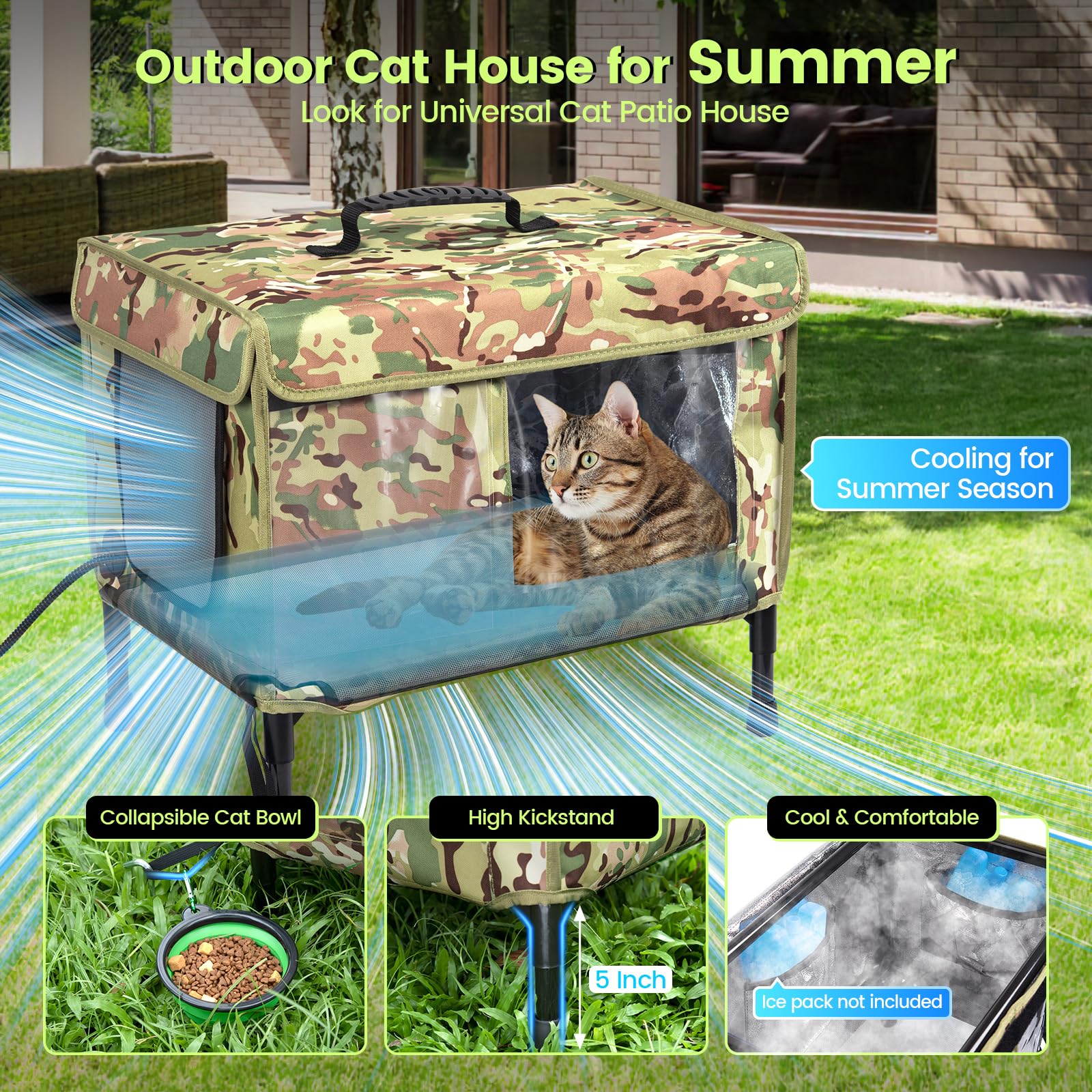 Snapklik.com : Stray Cat Shelter House For Indoor And Outdoor Summer ...