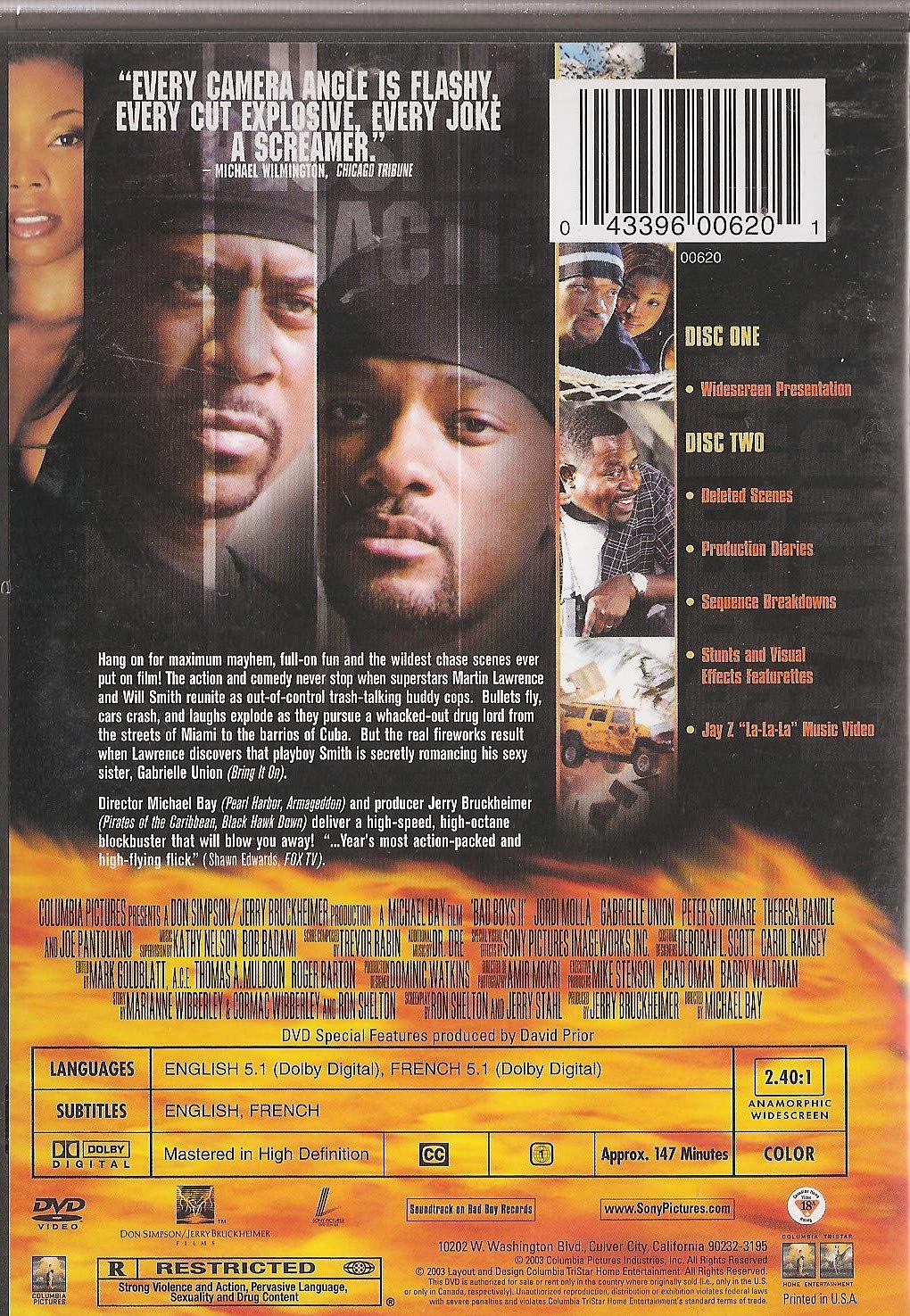 Amazon.com: Bad Boys II (Two-Disc Special Edition) : Will Smith, Martin ...