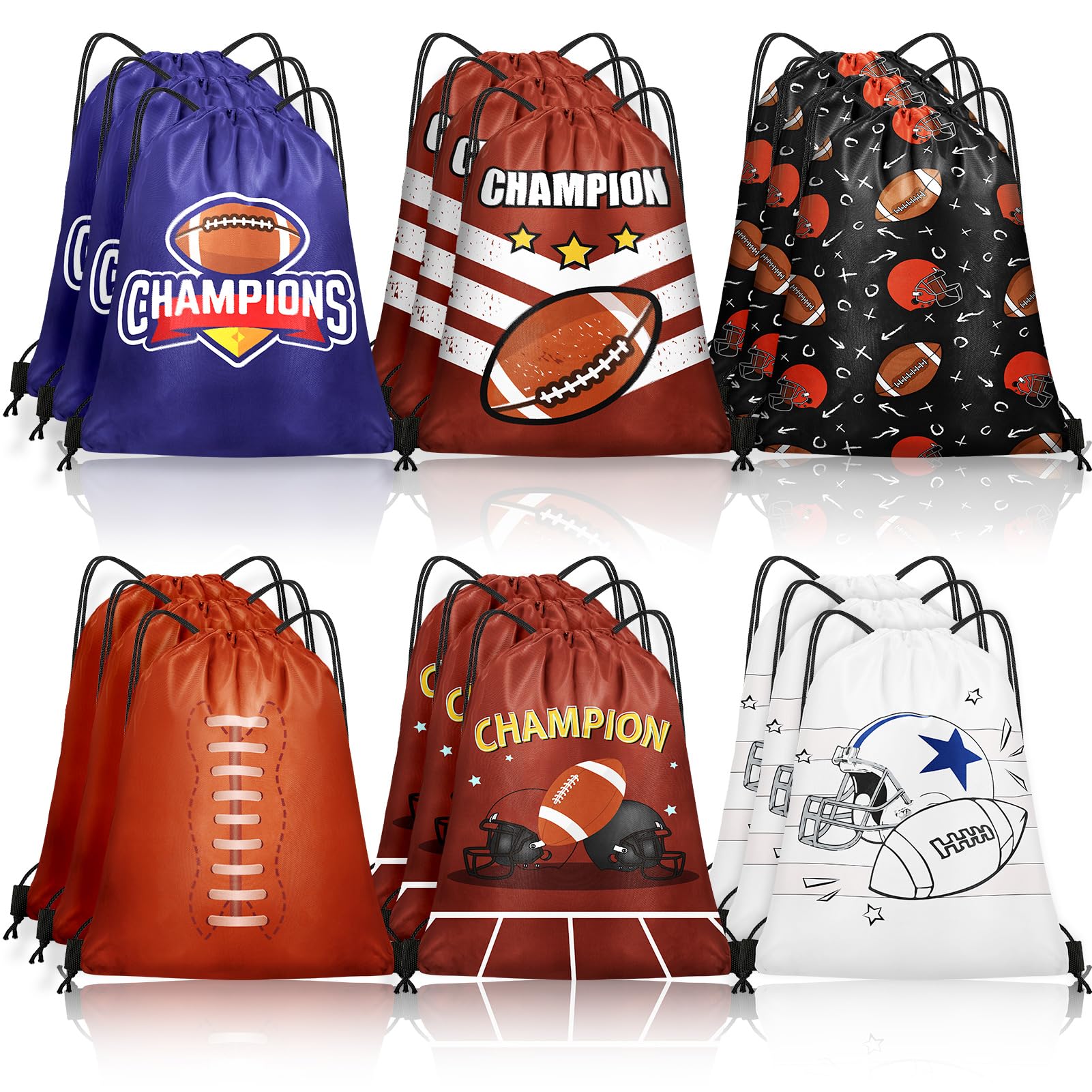 Amazon.com: Grneric 18 Pcs Small Basketball Football Baseball ...