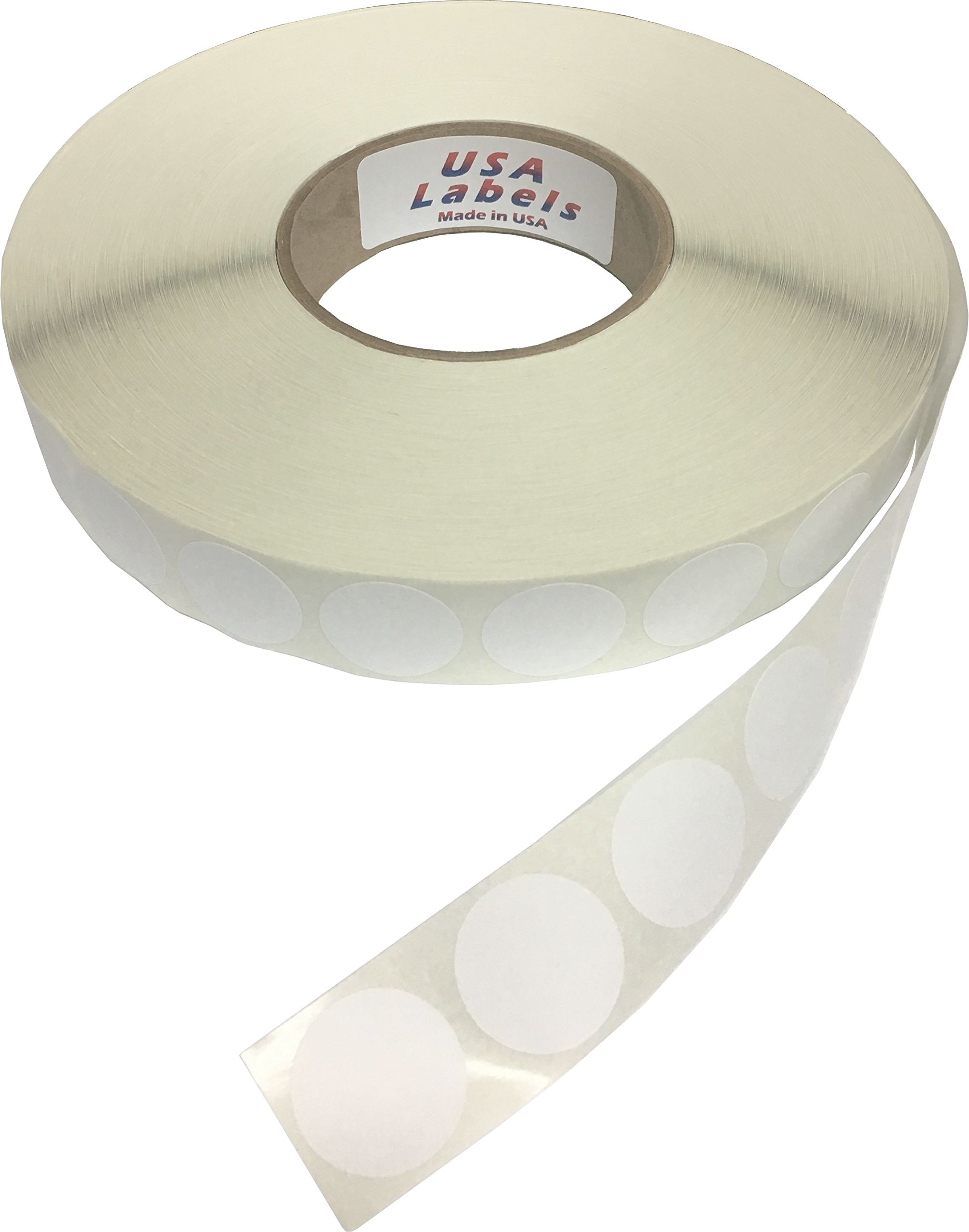 Amazon.com : 1" Wafer Tab Seals - Roll of 5,000 (White) : Office Products