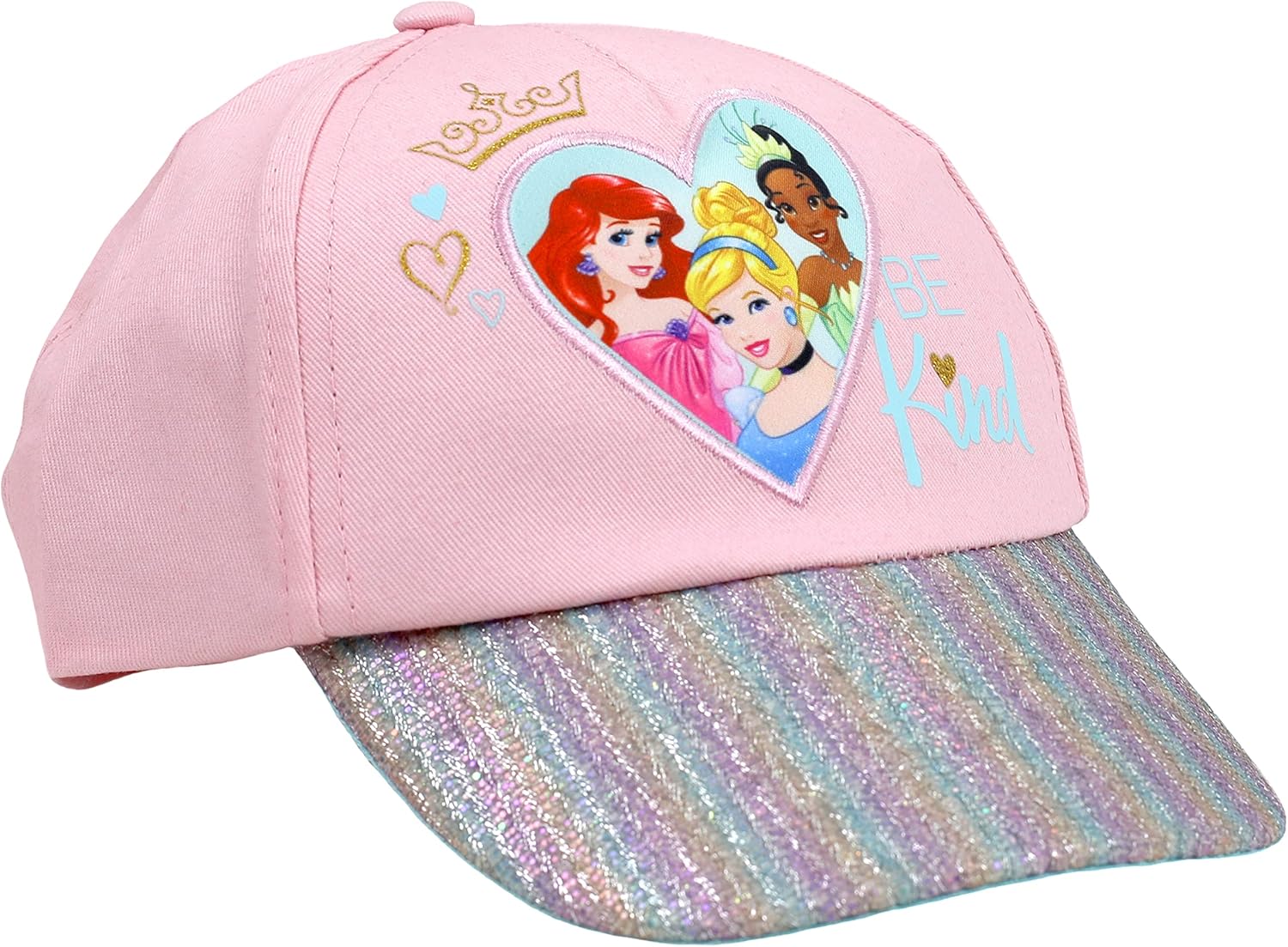 Amazon.com: Disney Toddler Girl's Princess Baseball Cap, Pink, Age 2-4 ...