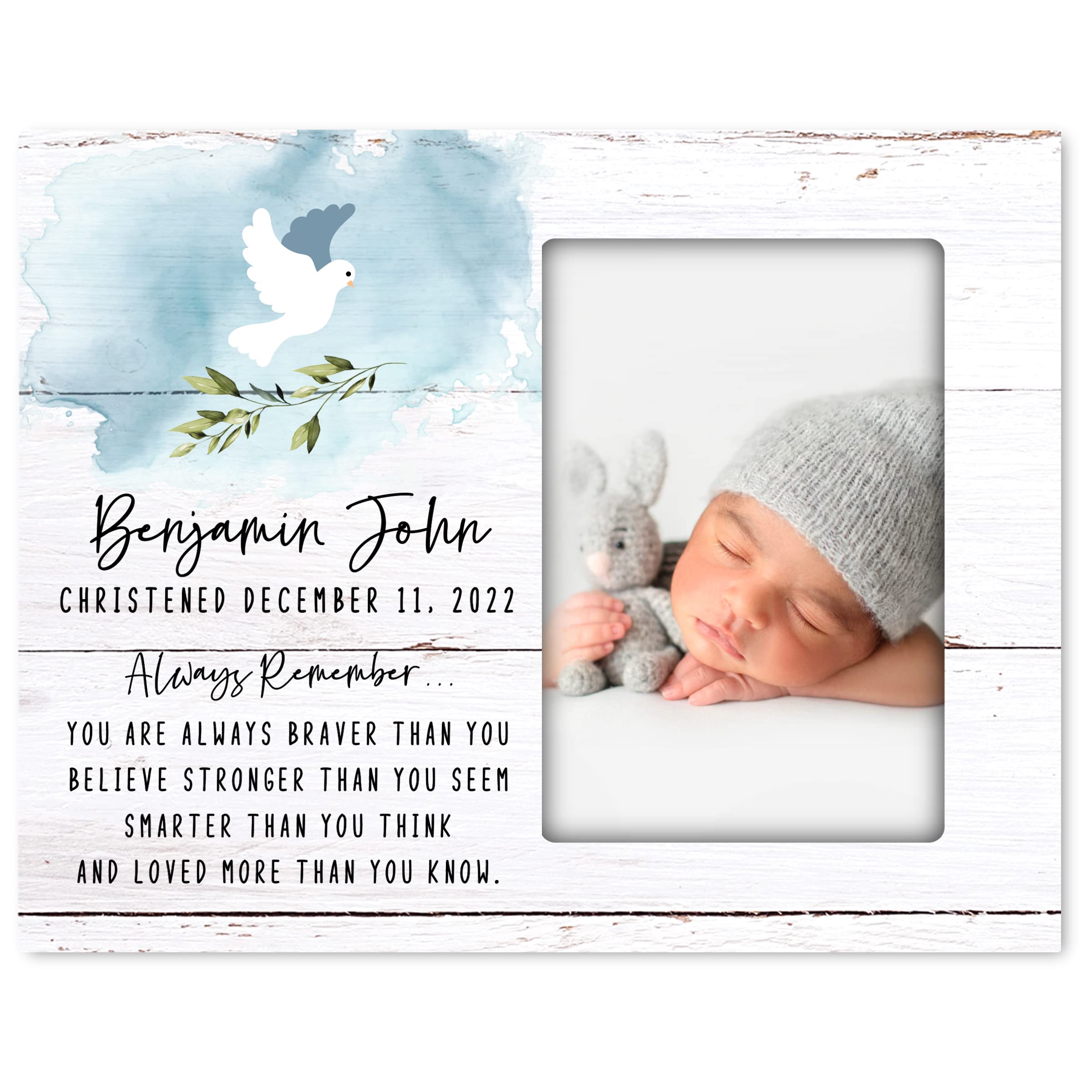 Amazon.com - LifeSong Milestones Baptism Christening Picture Frame ...