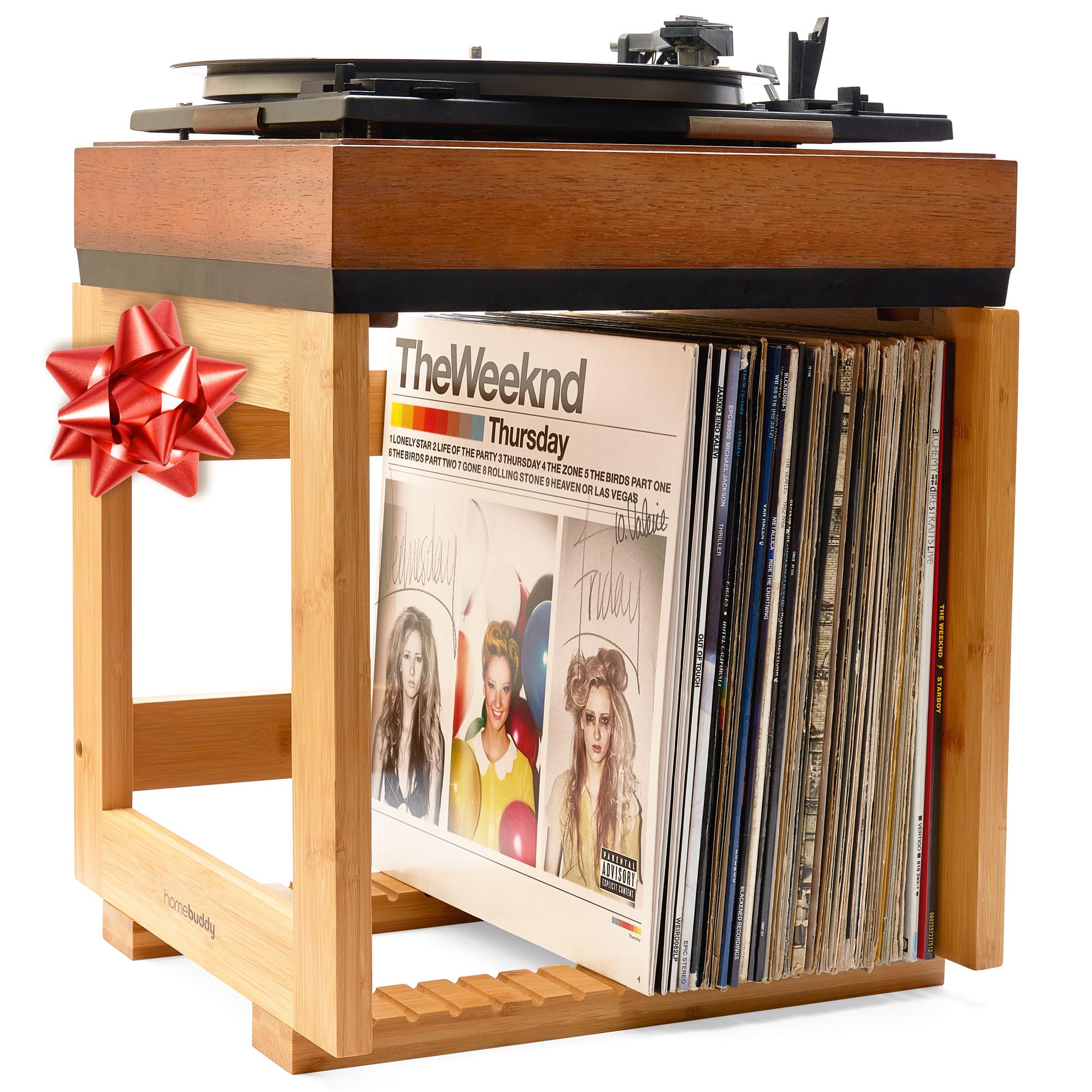 Homebuddy Vinyl Record Storage 1x Record Player Holder For Albums ...