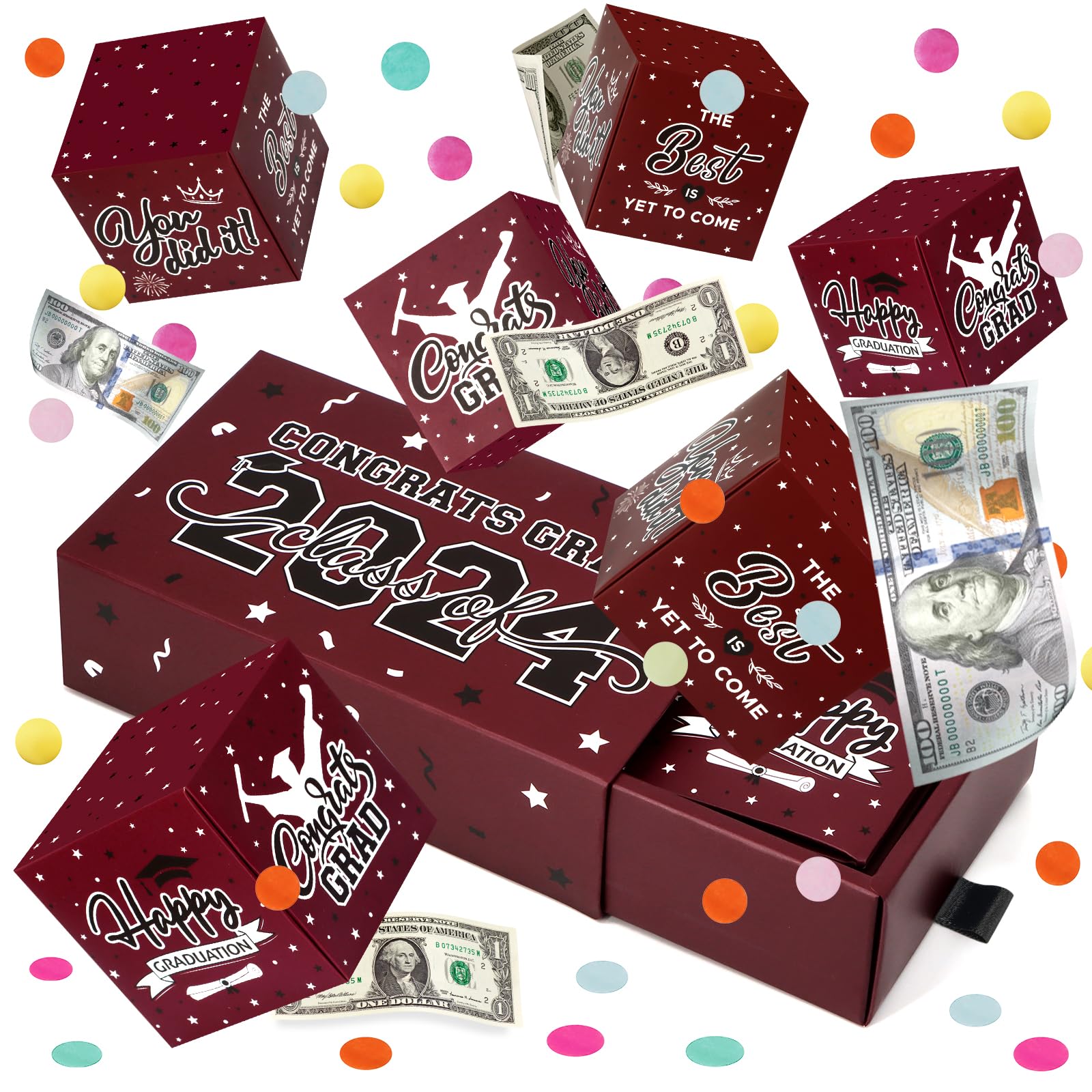 Amazon.com: WenmthG 2024 Graduation Surprise Gift Box Explosion for ...
