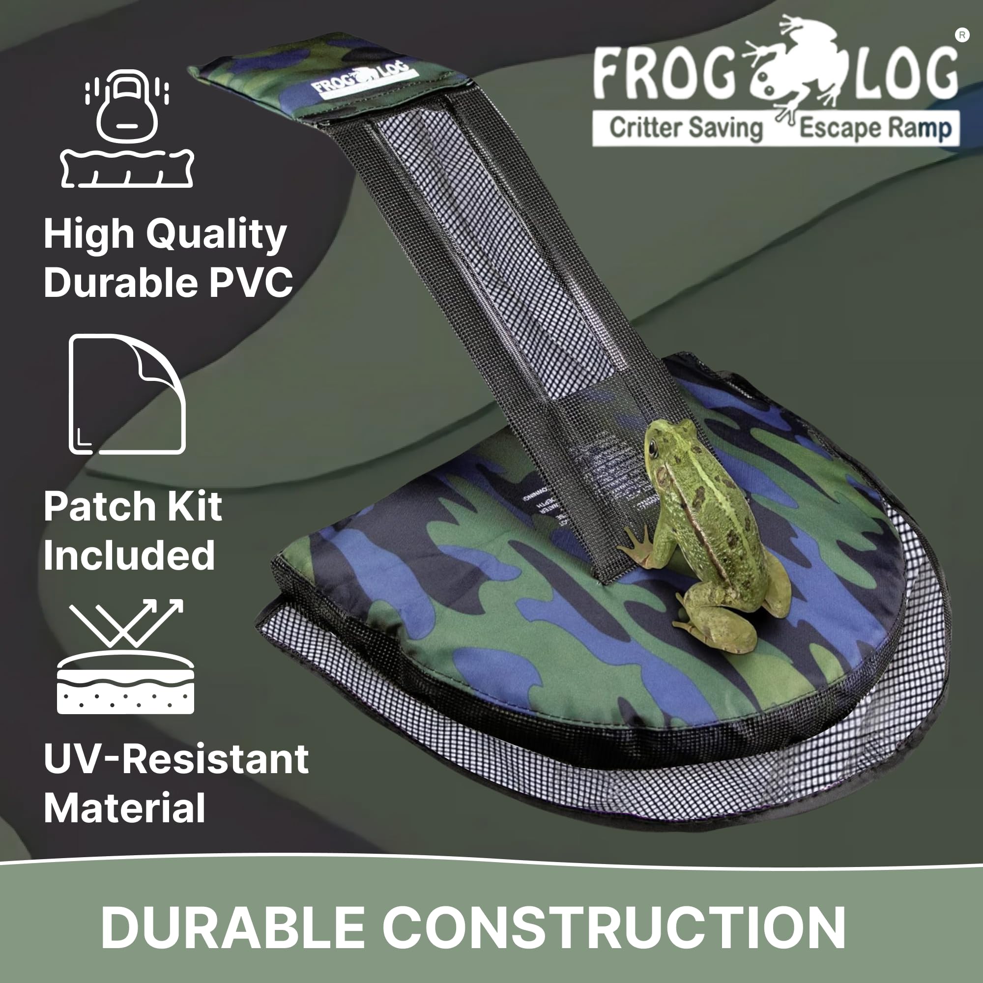 Snapklik.com : HYDROTOOLS Frog Log - Small Animal Saving Escape Ramp ...