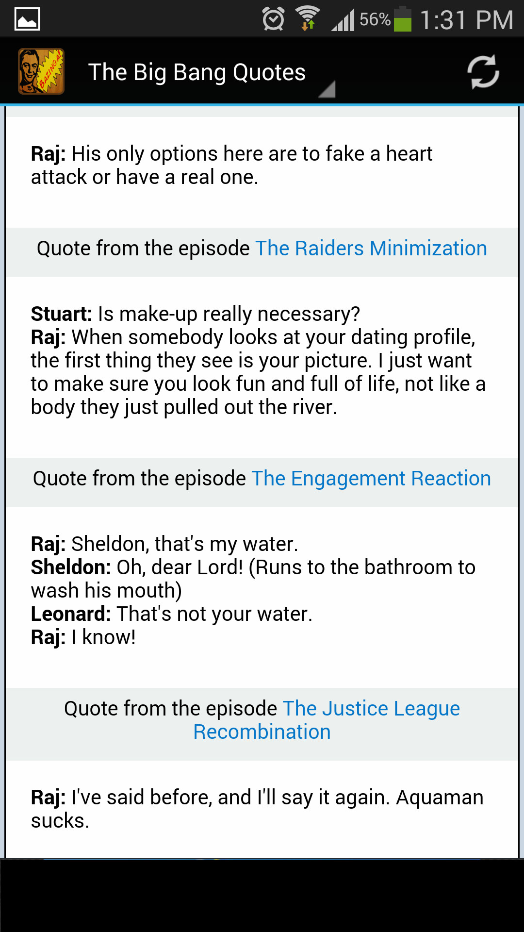 The Big Bang Quotes - App on the Amazon Appstore