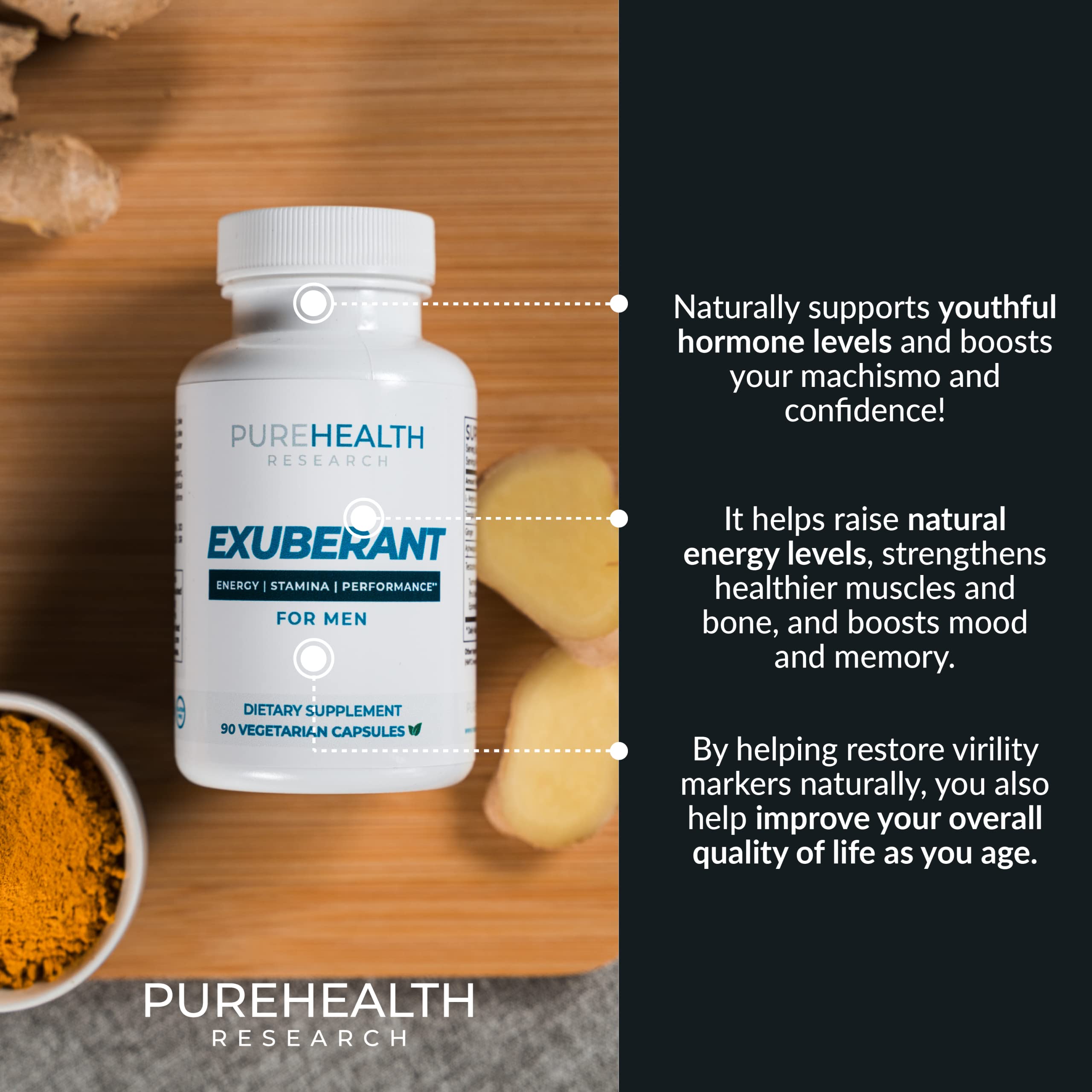 Exuberant for Men de PureHeal...B093SZKXRR | Encarguelo.com