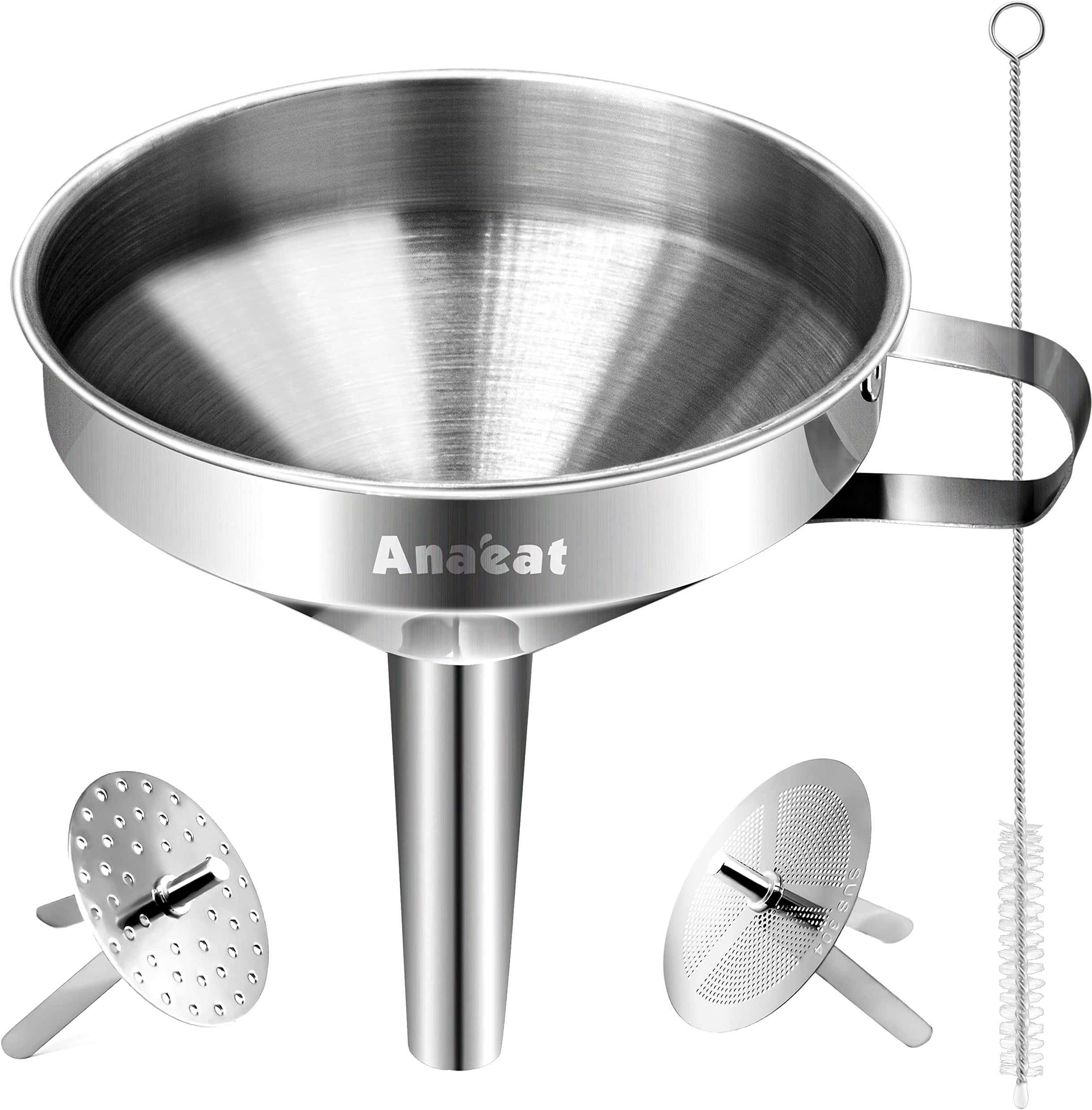 Amazon.com: Greenco Estilo 3-Piece Stainless Steel Funnel Set: Home ...