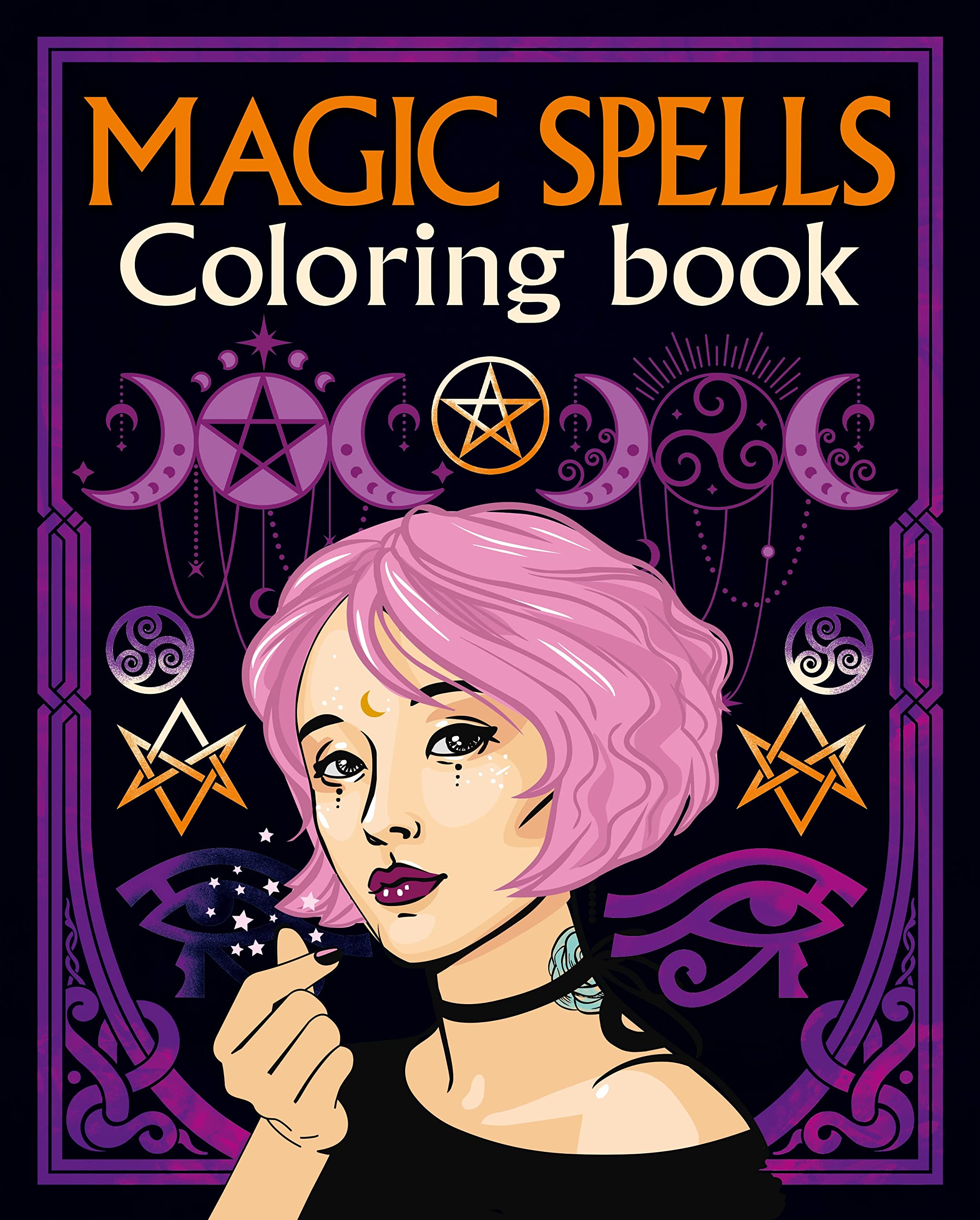 Amazon.com: Magic Spells Coloring Book (Sirius Creative Coloring ...
