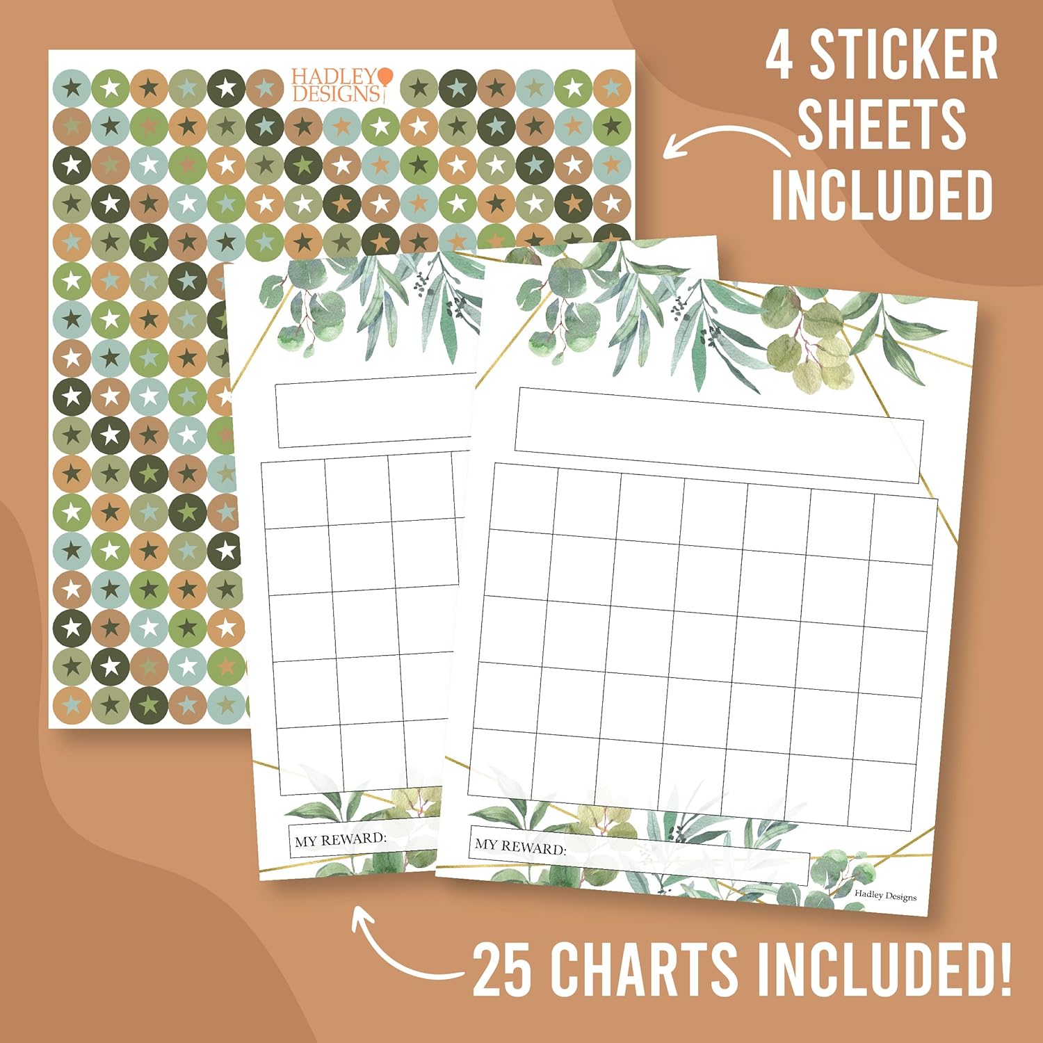 Greenery Reward Sticker Chart for Kids Behavior - Egypt | Ubuy