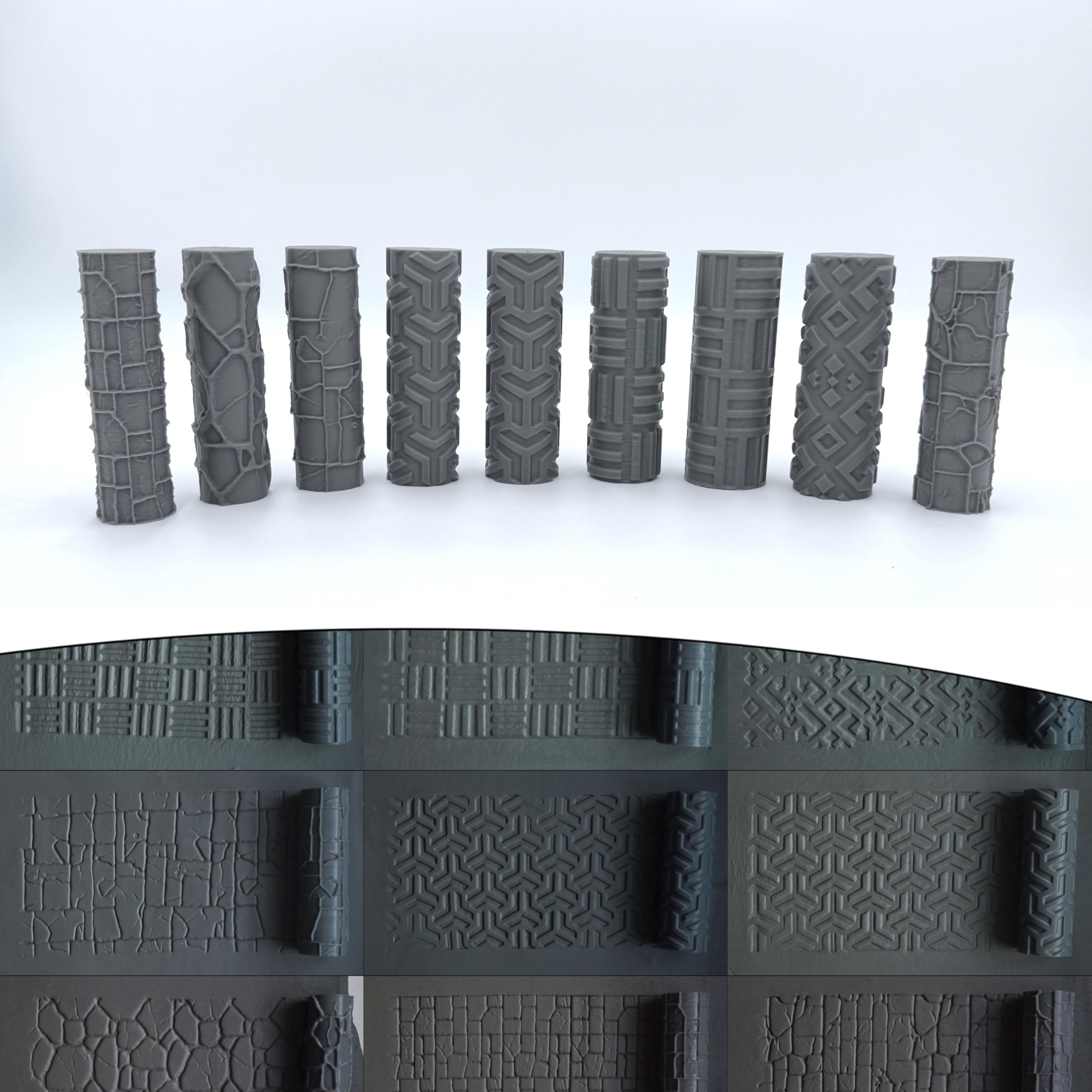 Amazon.com: Asemly Terrain Texture Hand Roller for D&D, DND, Wargaming ...