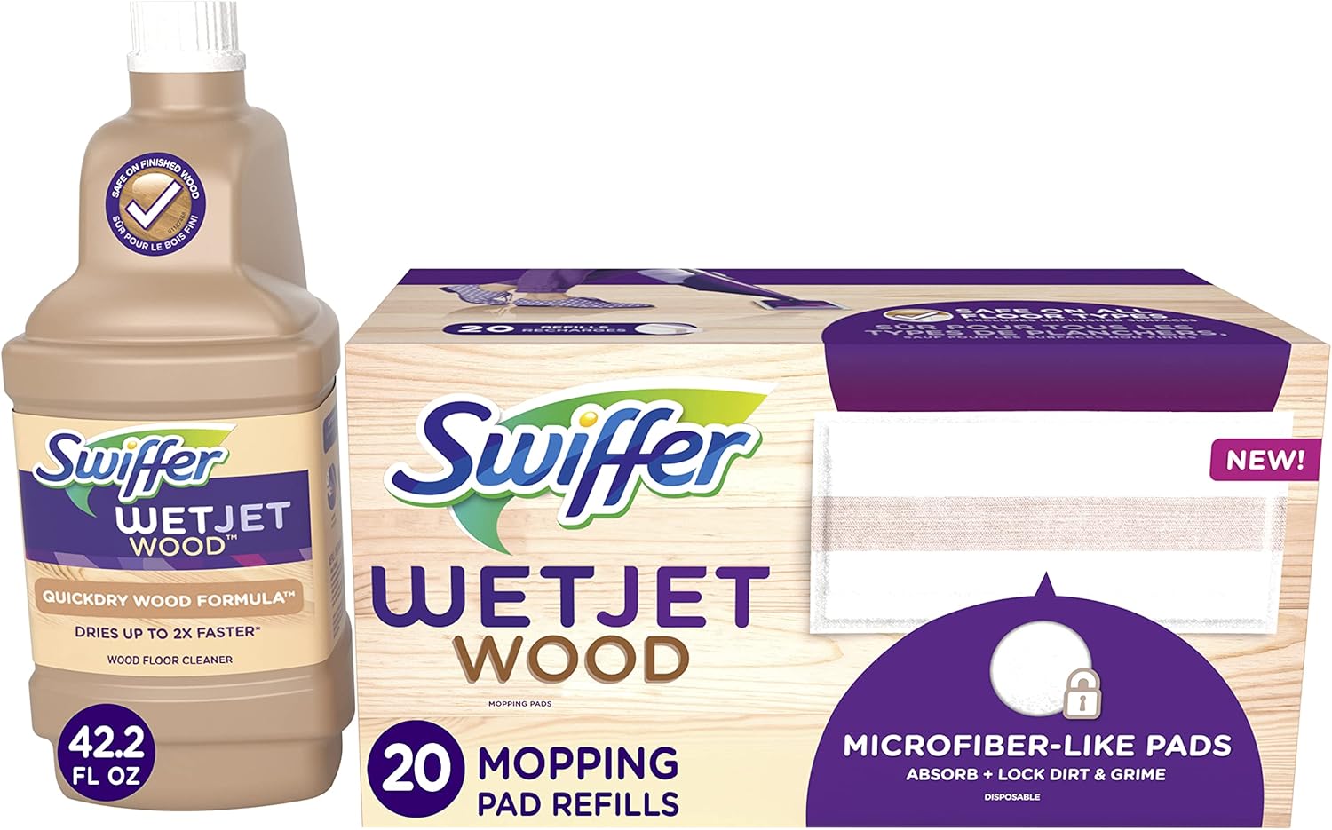 Amazon.com: Swiffer WetJet Mops for Floor Cleaning, Hardwood Floor Cleaner, Mopping Refill ...
