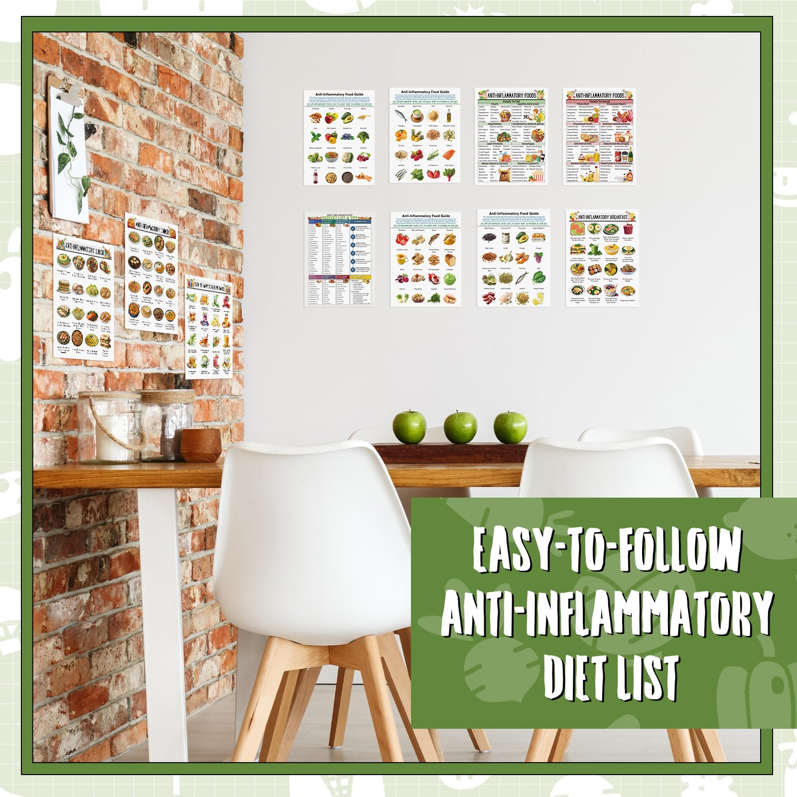 Snapklik.com : 12 Pcs Anti Inflammatory Diet Food List Anti ...
