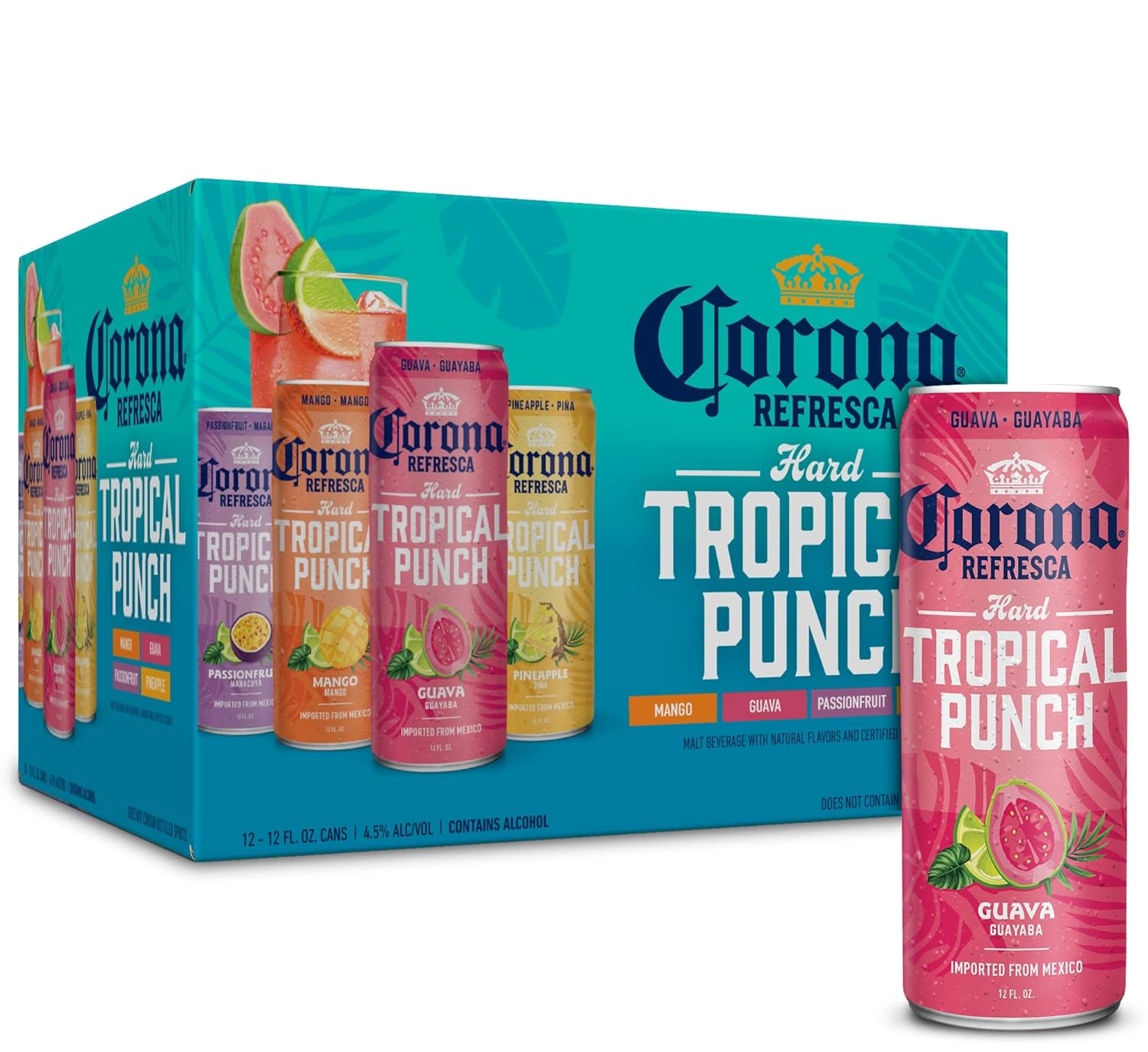 Amazon.com: Corona Refresca Variety Pack Spiked Tropical Cocktail, 12 ...