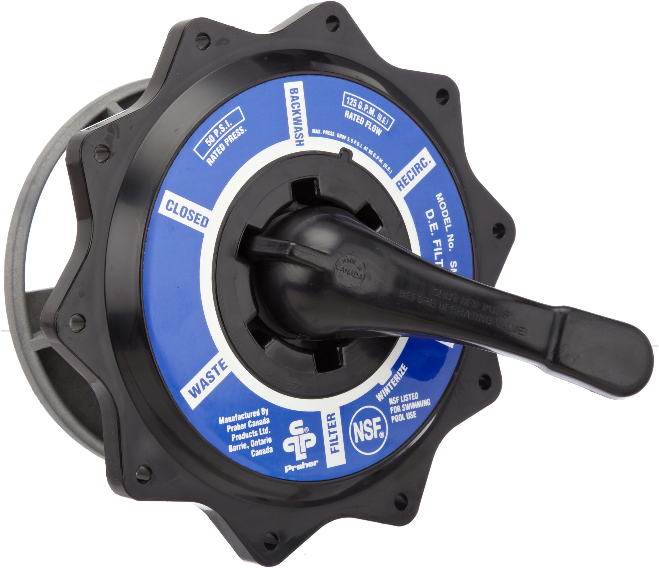 Amazon.com: Praher Top Assembly Valve 2in. Black E-50-S2B : Patio, Lawn ...