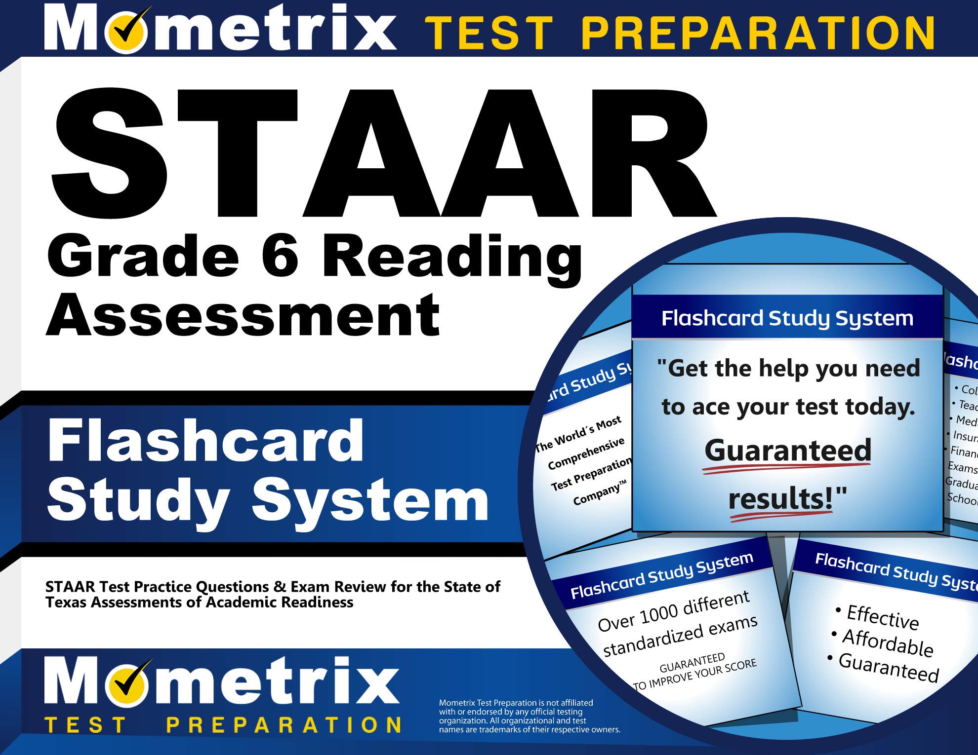 STAAR Grade 6 Reading Assessment Flashcard Study System: STAAR Test ...