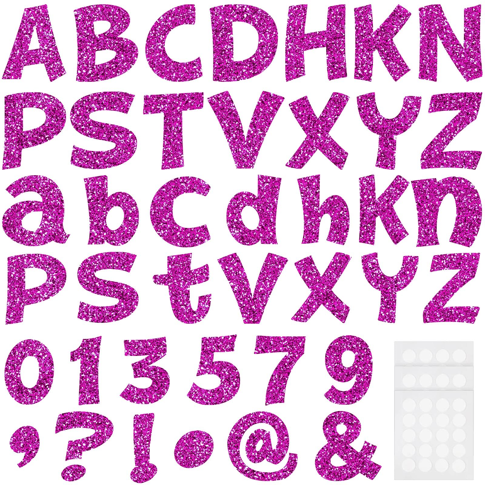 Snapklik.com : Colarr 216 Pcs Glitter Bulletin Board Letters For ...