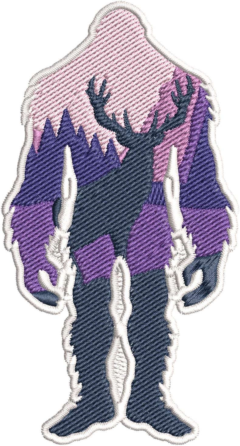 Amazon.com: KLORIZ Bigfoot Footprint Embroidered Iron On Sew On Patches Big Foot Applique Jacket ...