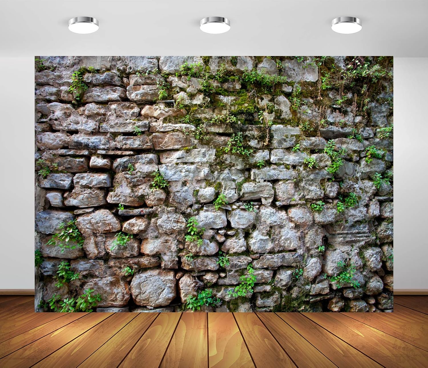 BELECO 2.1x1.5m Fabric Vintage Brick Stone Wall Backdrop for ...