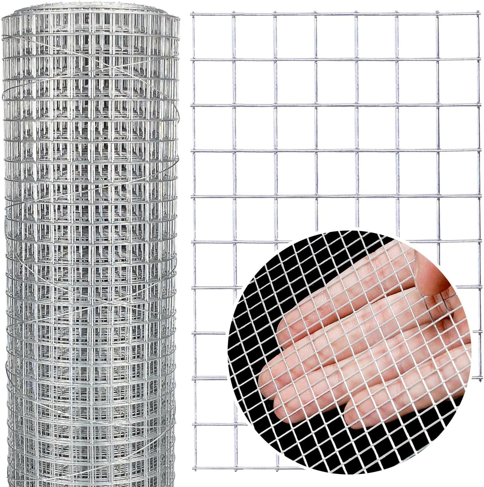 AggFencer 8inch x 25ft Hardware Cloth 1/4 inch Chicken Wire Fencing ...