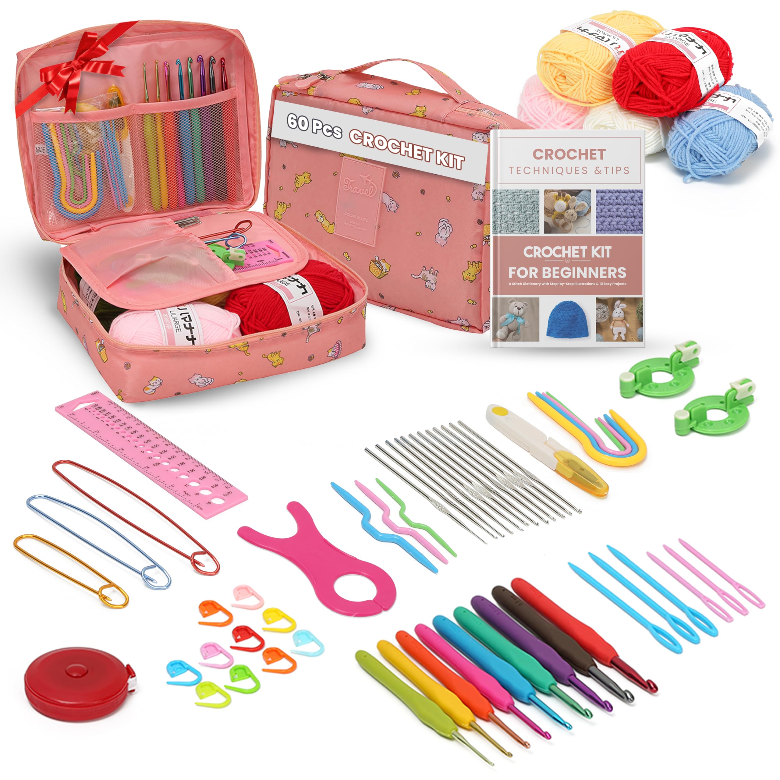 Amazon.com: CROCHET KIT for Beginners – Crochet Starter Kit ...