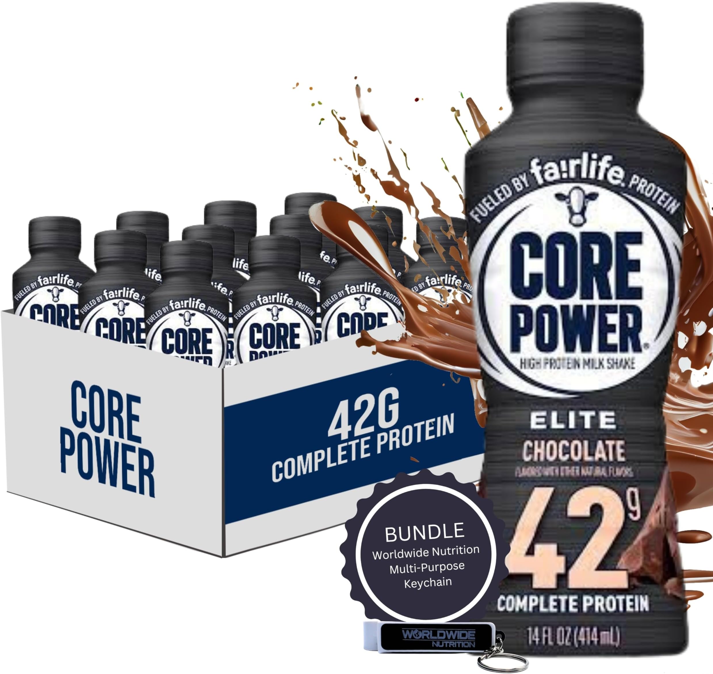 Amazon.com : Worldwide Nutrition Bundle: Fairlife Core Power Elite 42g ...