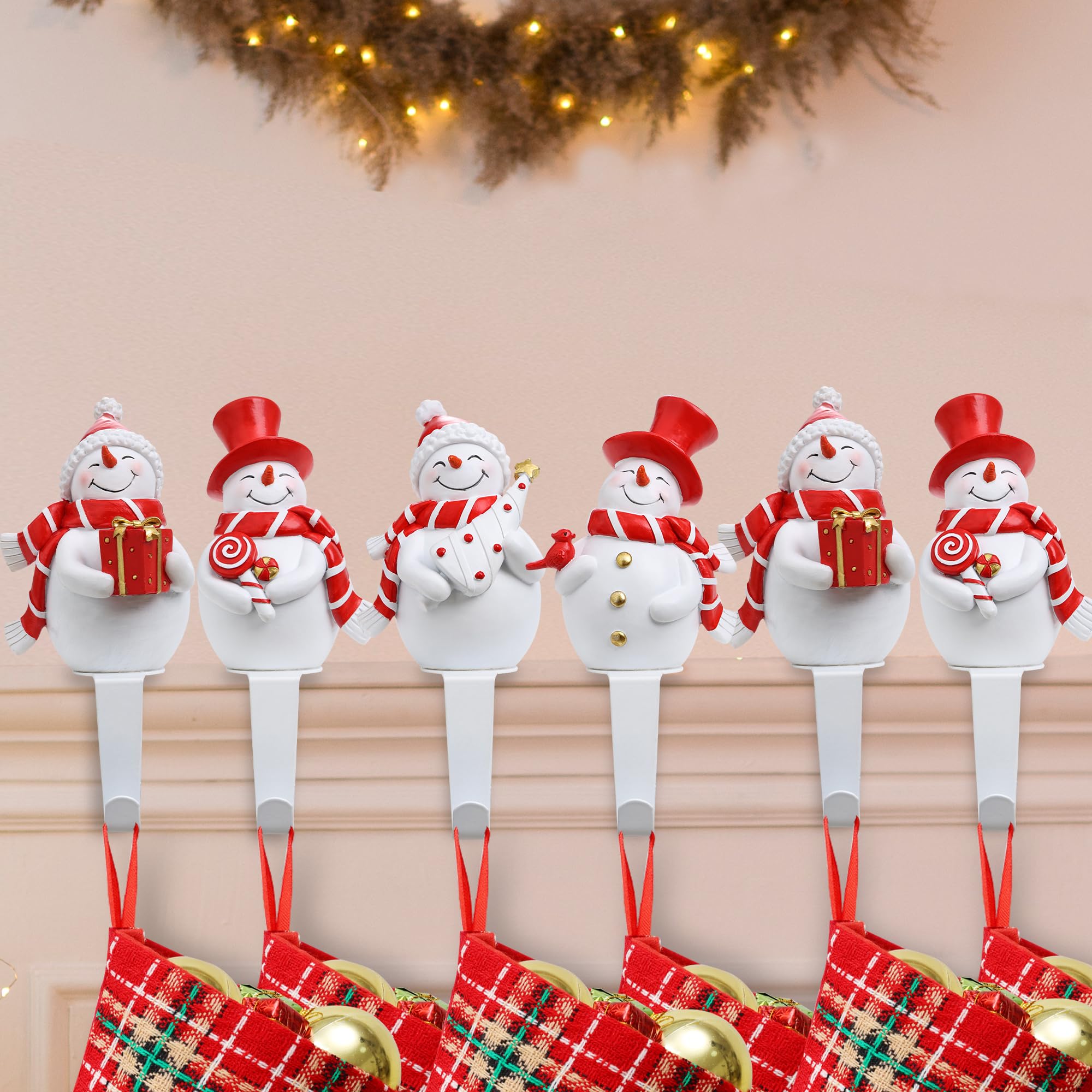 Amazon.com: Christmas Stocking Holders for Mantle Christmas Stocking ...