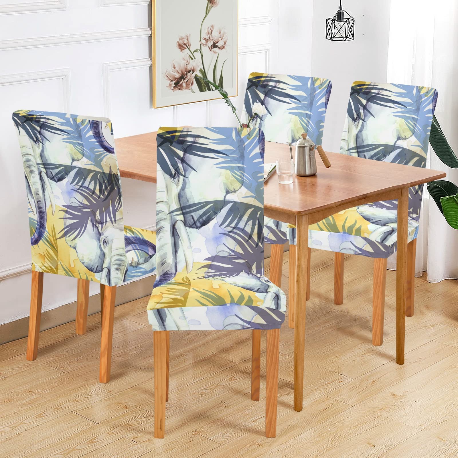 Patterned Dining Room Chair Covers