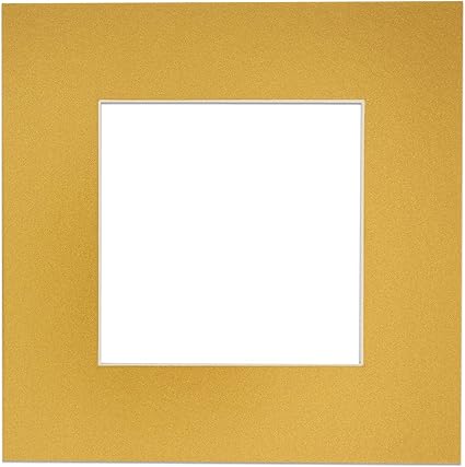 Amazon.com - Poster Palooza 11x14 Gold Mat for 8.5x11 Photo - Metallic ...