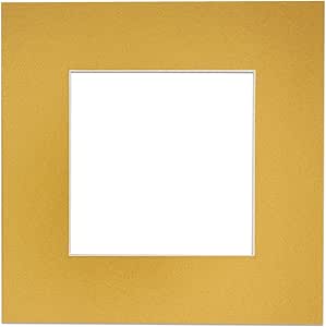 Amazon.com - 11x14 Gold Mat for 8.5x11 Photo - Metallic Gold Picture ...