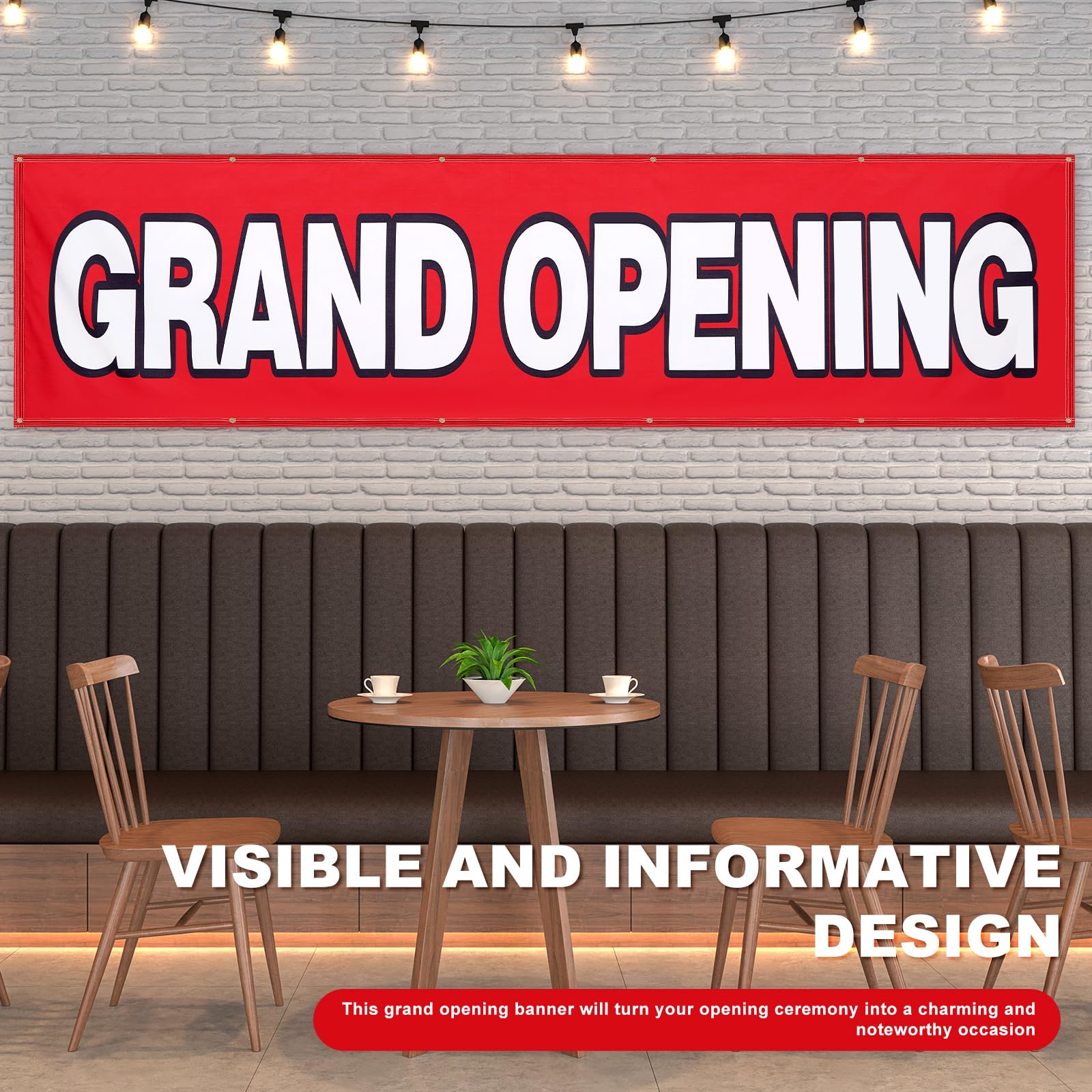 Snapklik.com : Fanfanwin 3 X10 Ft Polyester Grand Opening Banner
