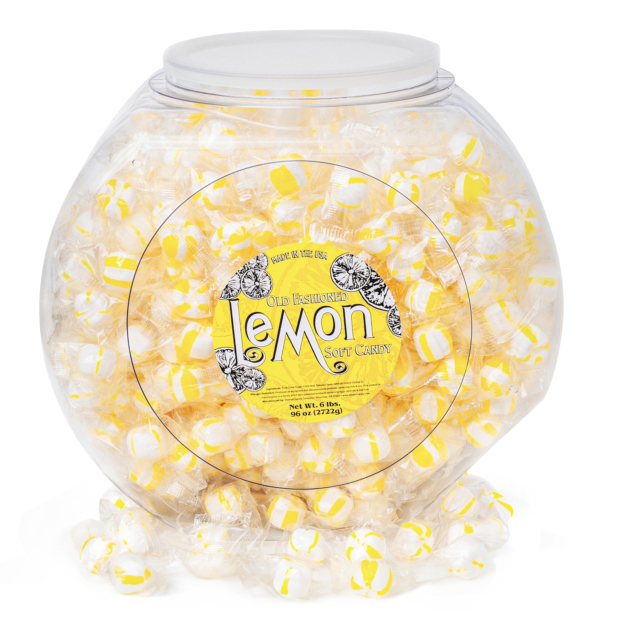 Snapklik.com : Stewart Old Fashioned Lemon Candy Puffs Individually ...