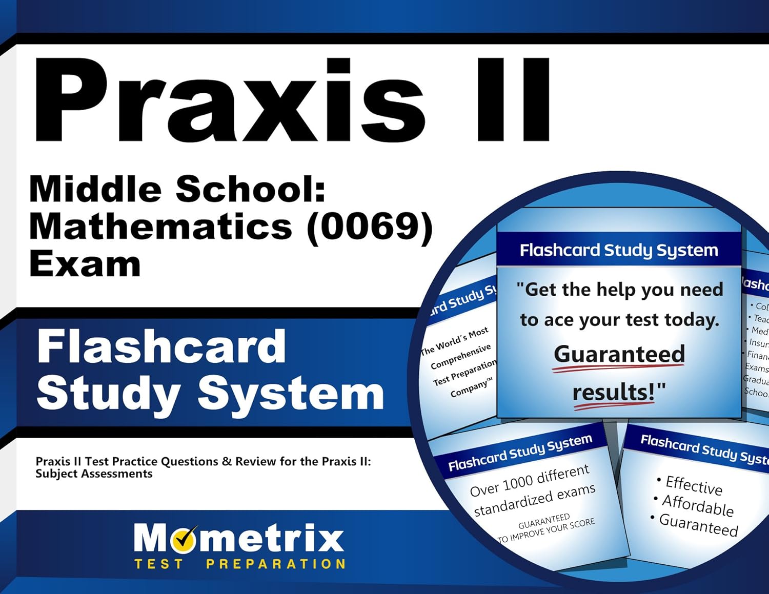 Amazon | Praxis II Middle School: Mathematics 0069 Exam Flashcard Study ...