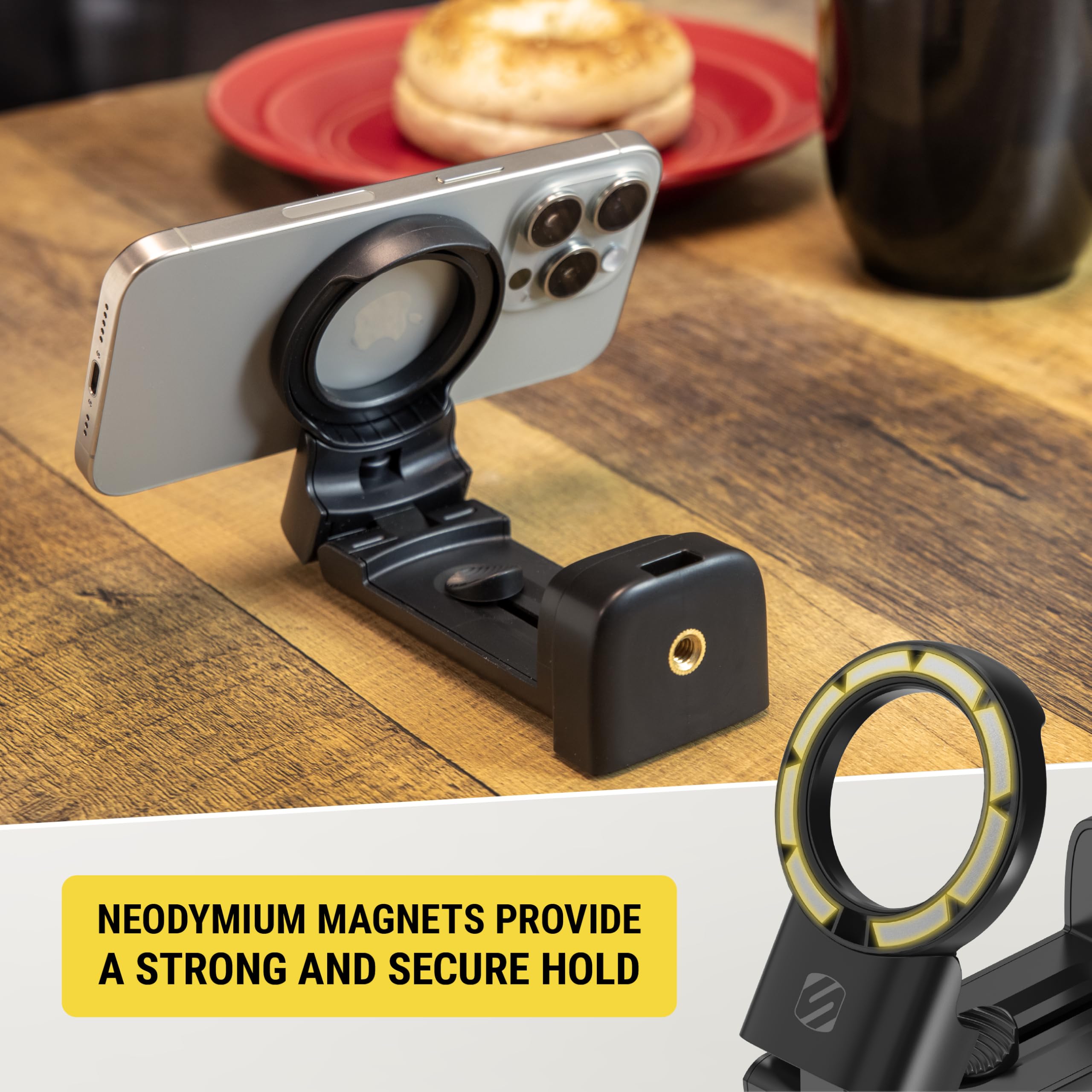 Snapklik.com : Scosche SMSTRVL MagSafe Airplane Phone Holder Mount ...