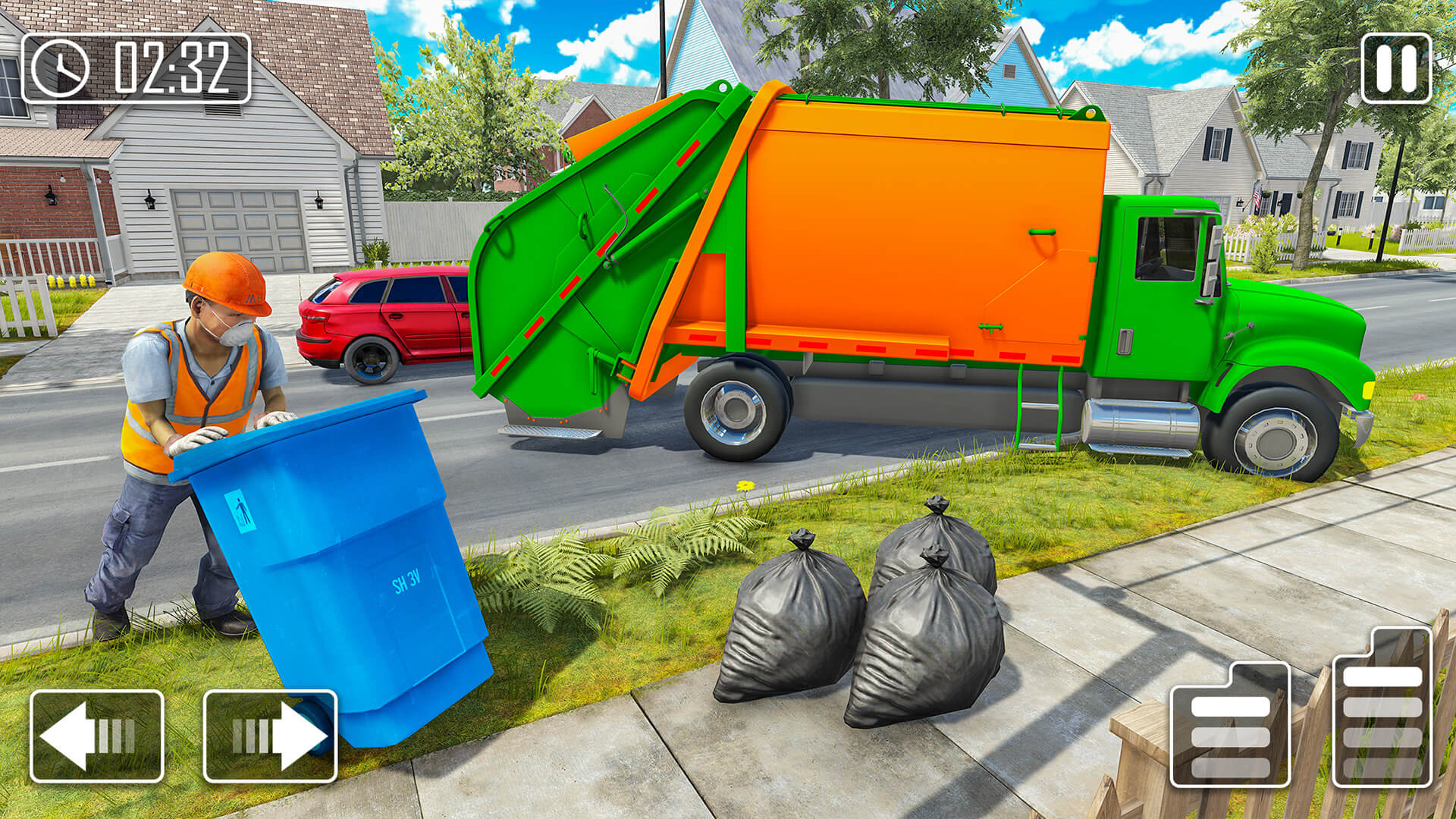 City Garbage Truck Driving Simulator Games 2023: Road Cleaner Dump ...