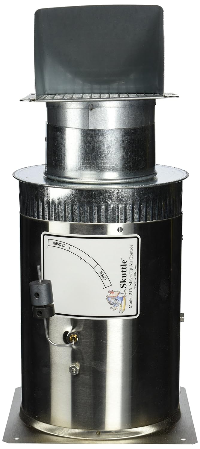 Skuttle 000-0216-002 Make Up Air Control, Stainless Steel, 4 inch ...