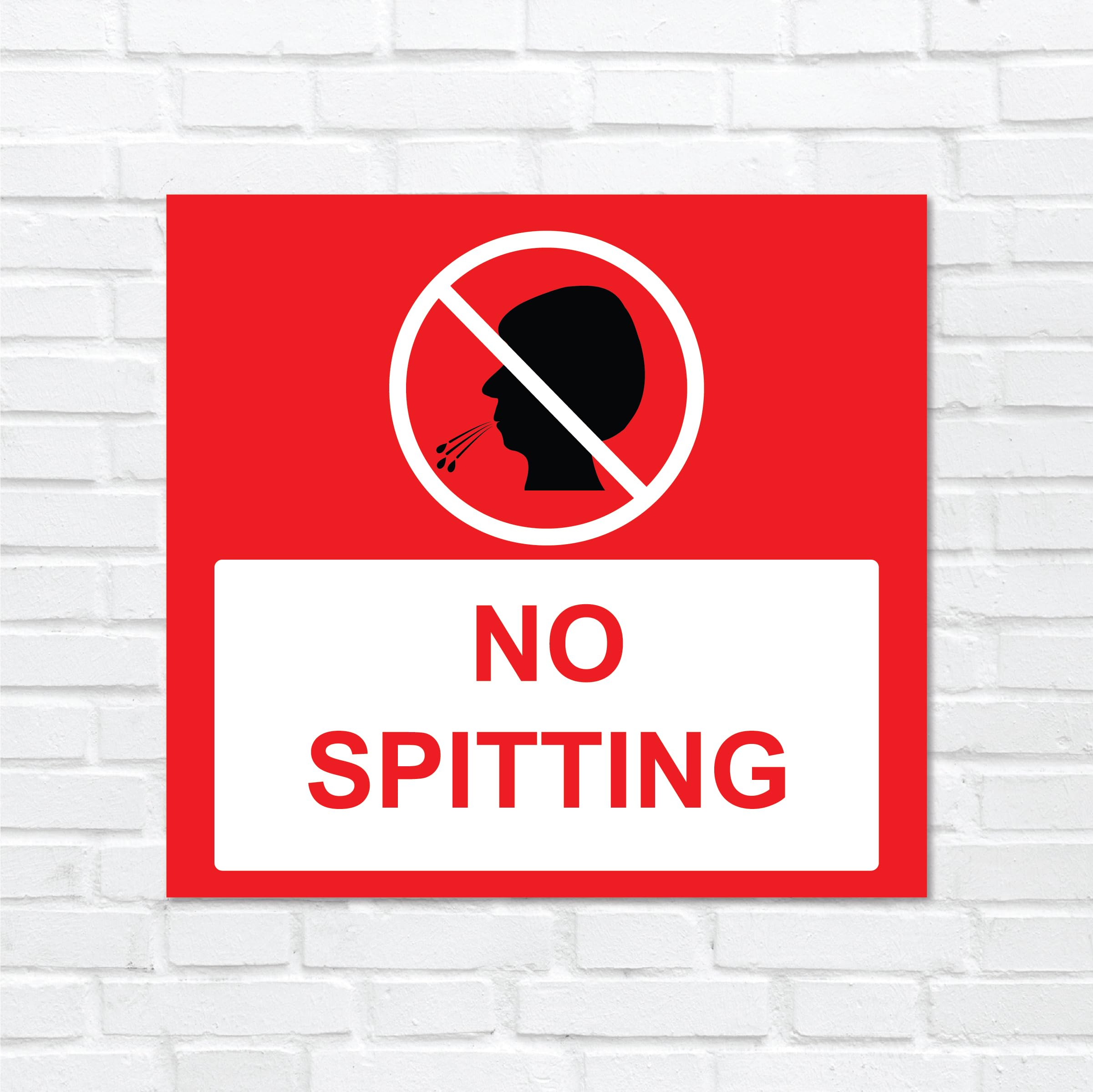 Buy SIGN EVER Do Not Spit Here Sign Boards For Bank Office Factory ...