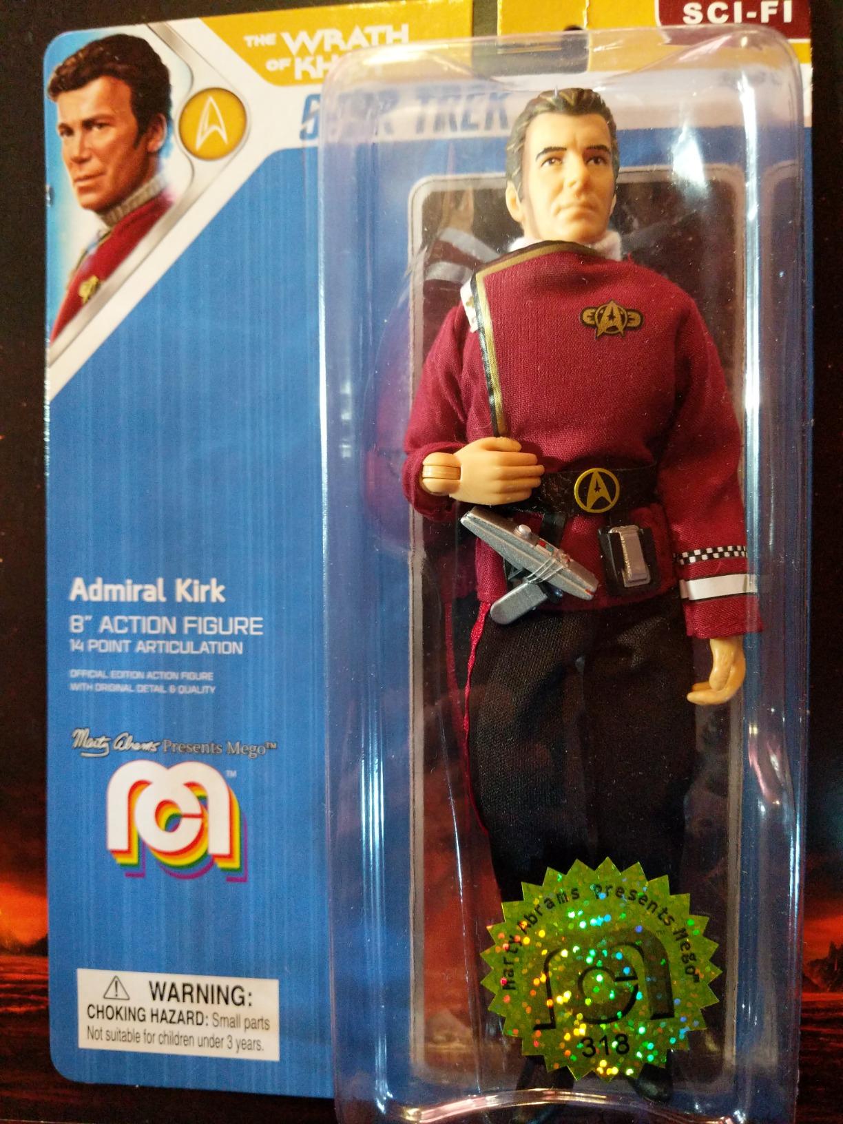 Amazon.com: Mego Wave 7 - Star Trek The Wrath of Khan (Admiral Kirk ...