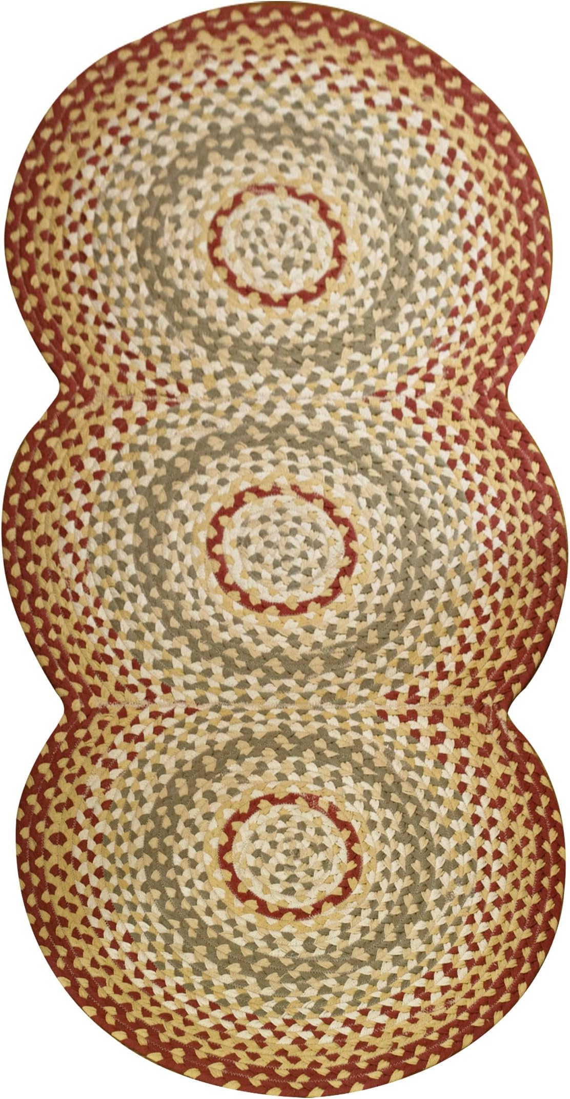 Amazon.com: Park Designs Mill Village Braided Rectangle Rug - 48" x 72 ...